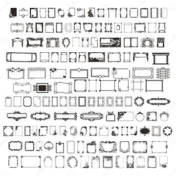 The Greatest Set of 2 Hundreds Frames. Beautiful Vector in High ...