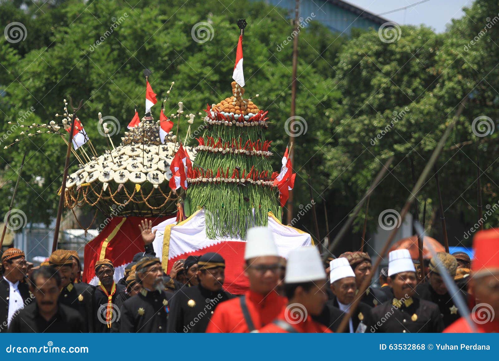 Grebeg Besar Celebration editorial stock photo. Image of courtiers ...