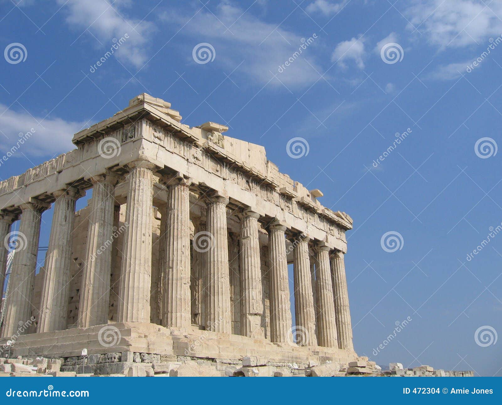 Grecka athens ruina zdjęcie stock. Obraz złożonej z budynek - 472304