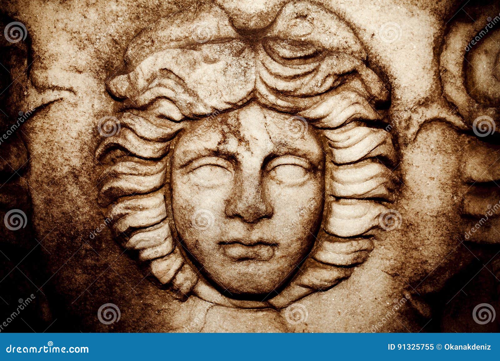 Greco Antico Art Barble Background Immagine Stock - Immagine di lettera ...