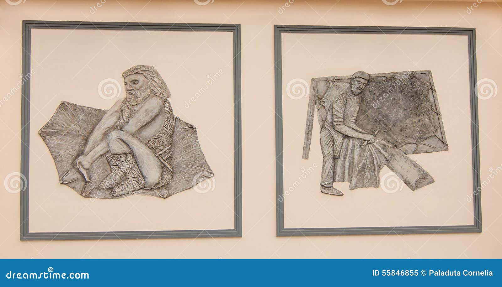 Greco Di Arte Dell'incisione Della Parete Illustrazione di Stock ...