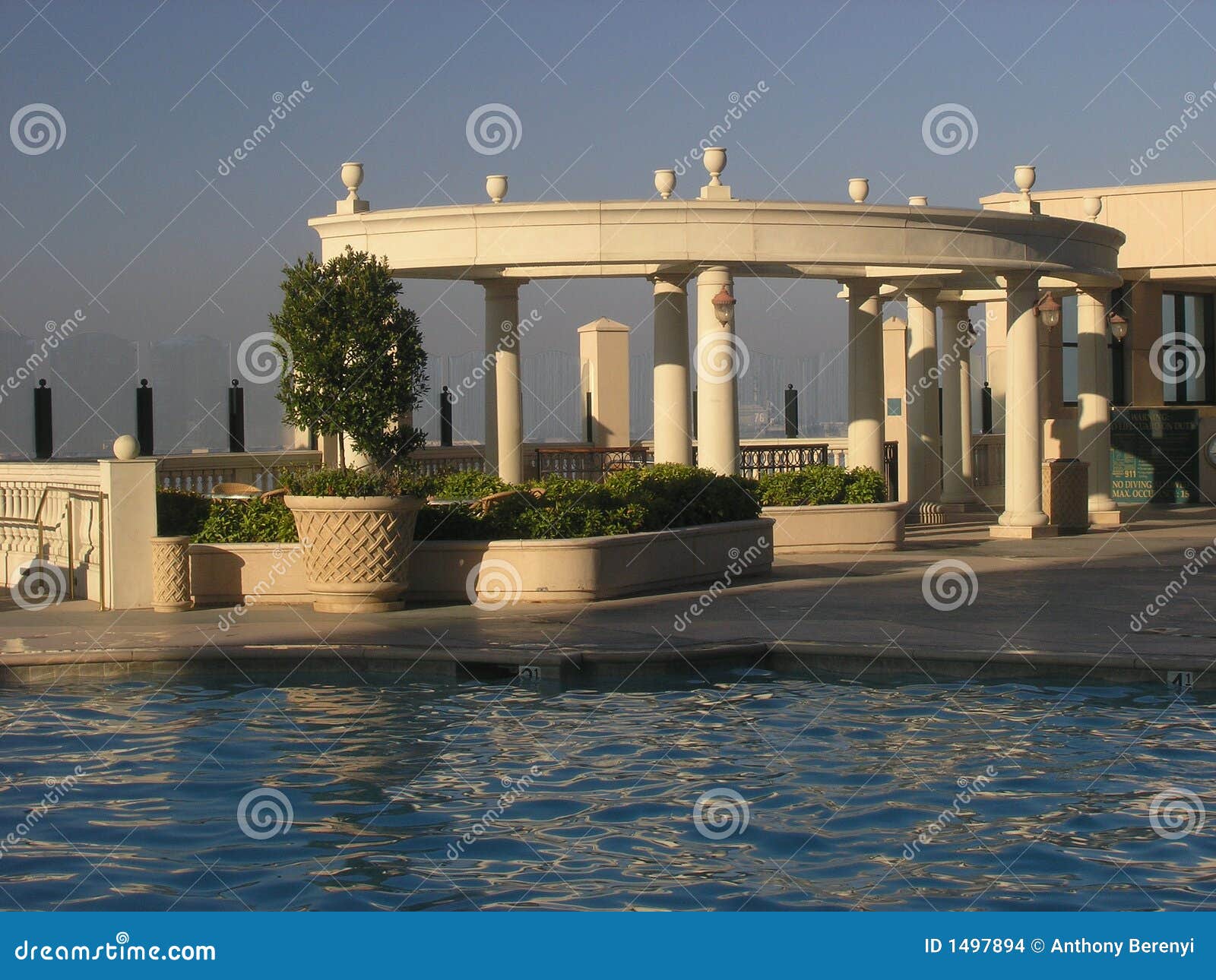 Greco Roman pool stock photo. Image of history, float - 1497894