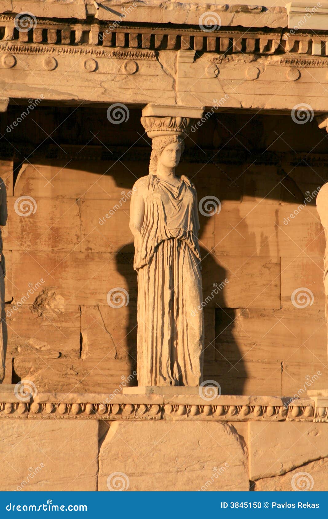 Greece stock photo. Image of tourist, kariatides, caryatid - 3845150