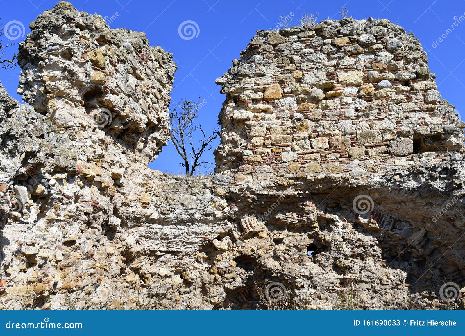 Greece , Fortified Wall in Amphipolis Stock Image - Image of amphipolis ...
