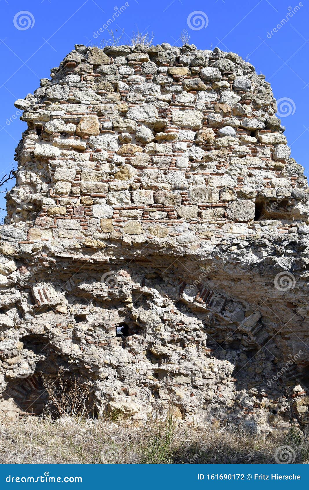 Greece , Fortified Wall in Amphipolis Stock Photo - Image of macedonia ...