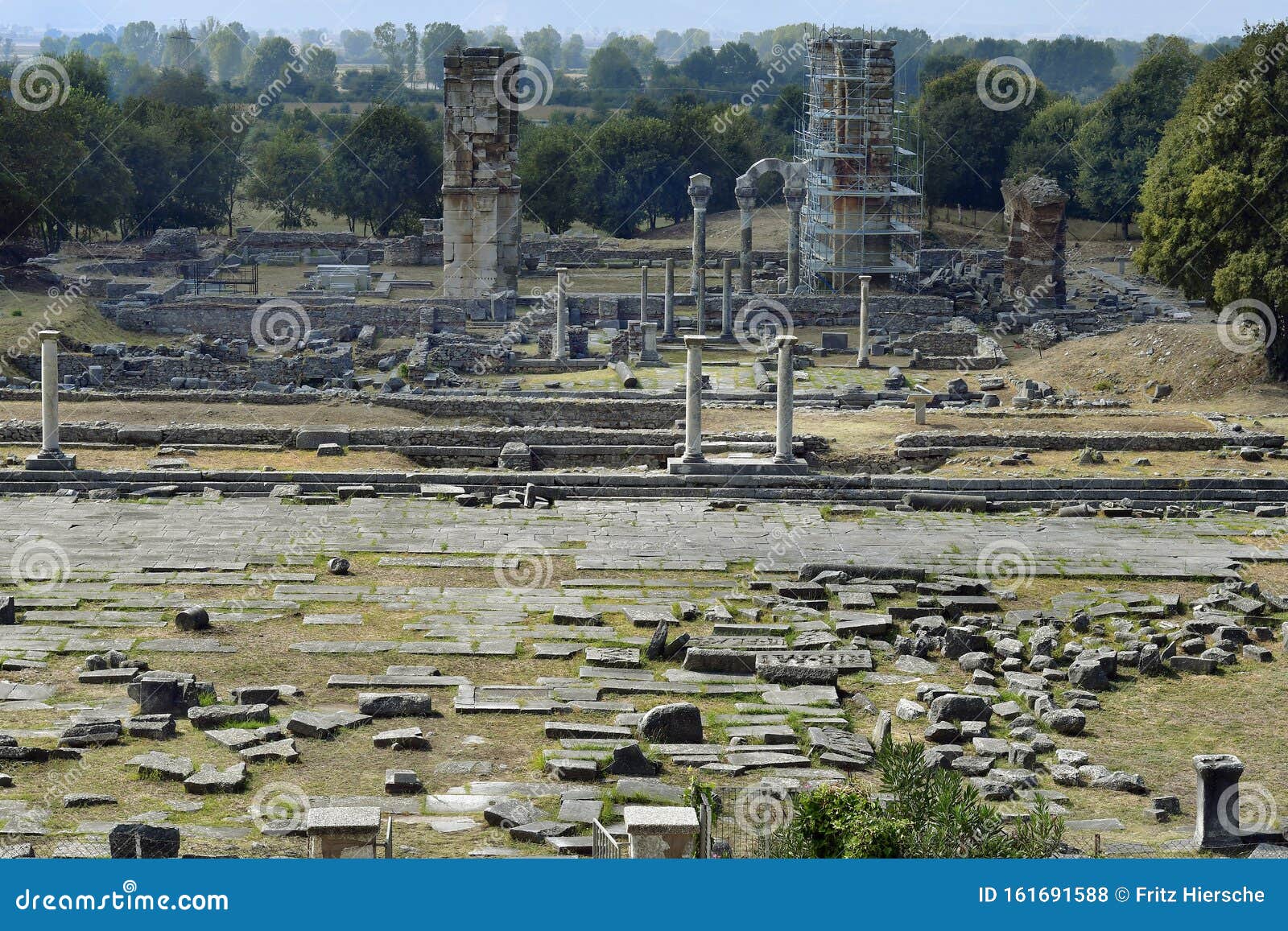 Greece, ancient Philippi stock photo. Image of philippi - 161691588