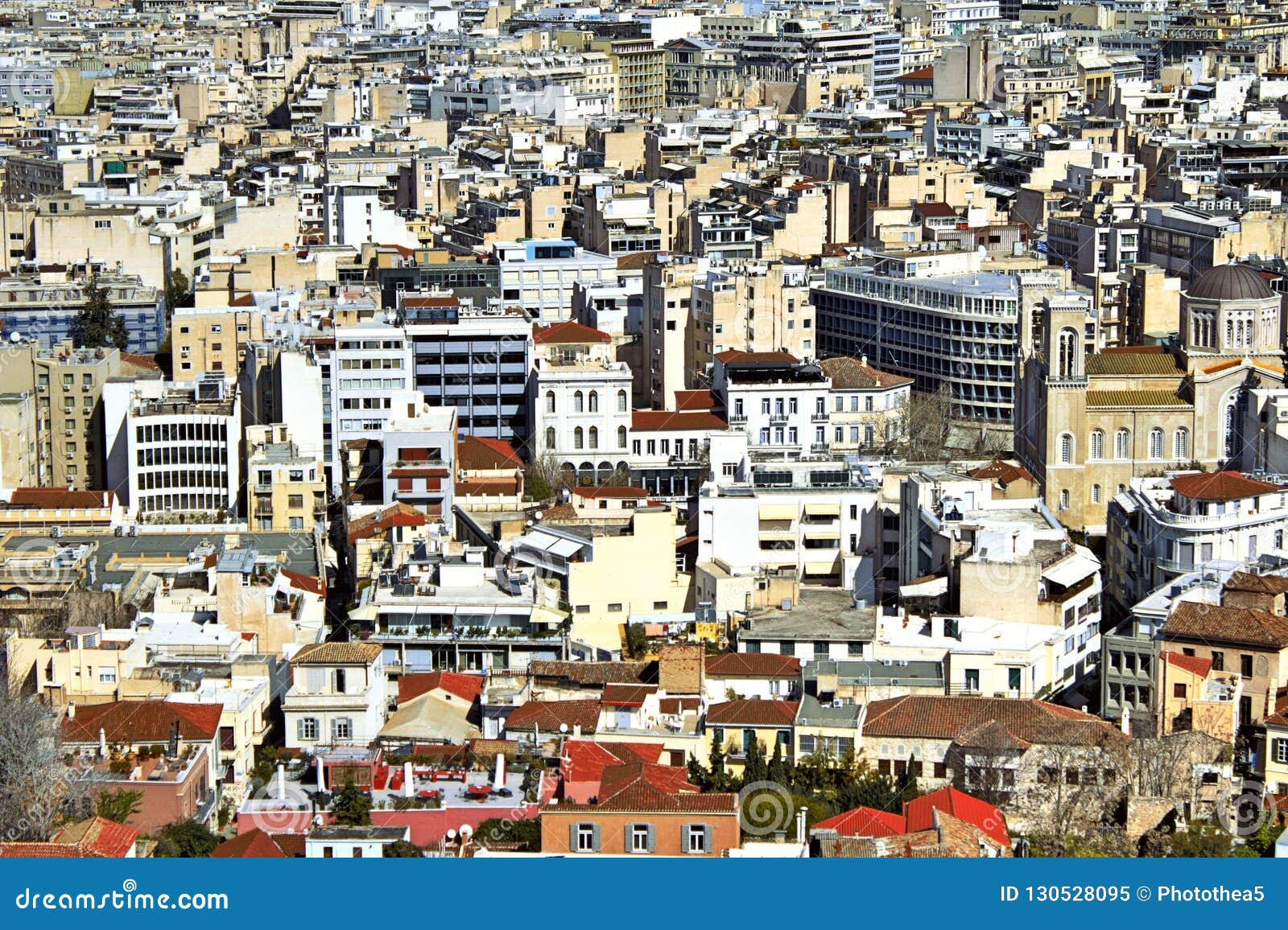 Greece, Athens city view stock image. Image of tourism - 130528095