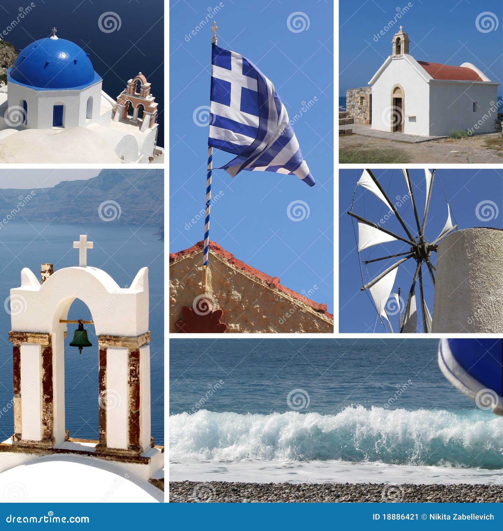Greece collage stock image. Image of small, greek, vacation - 18886421