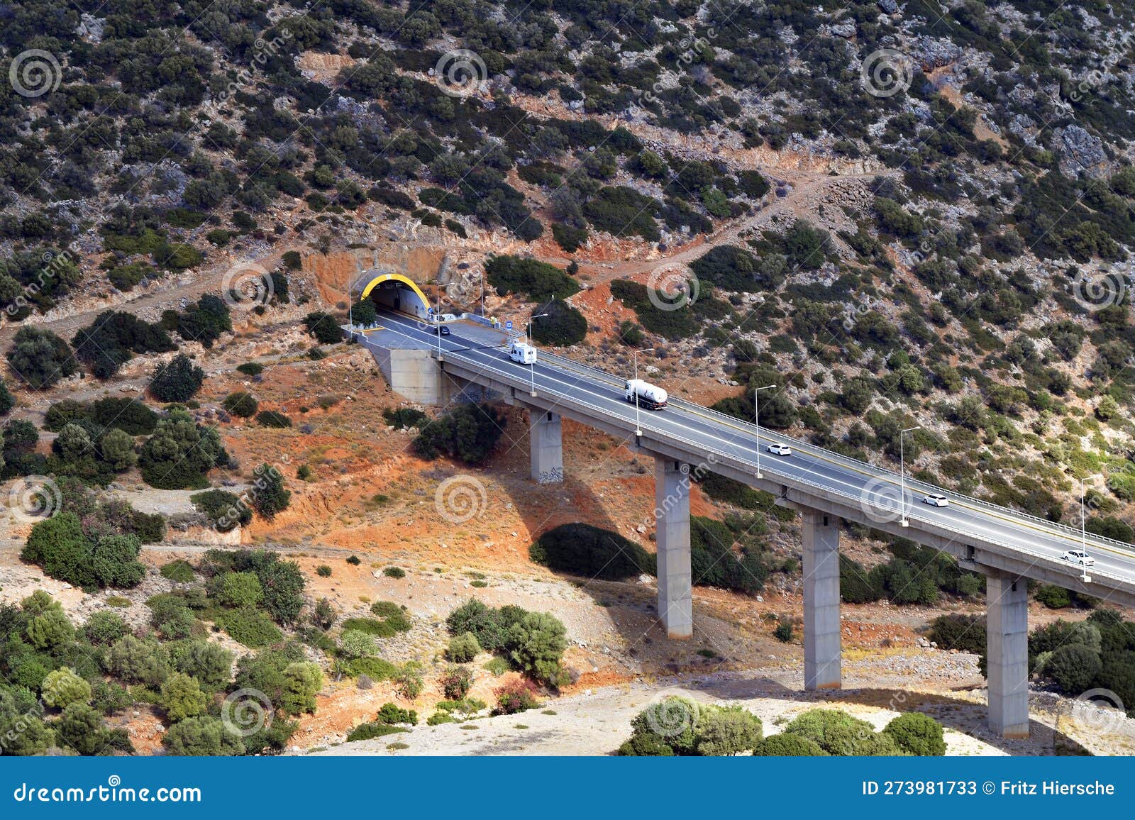 Greece, Crete, Highway stock image. Image of destination - 273981733