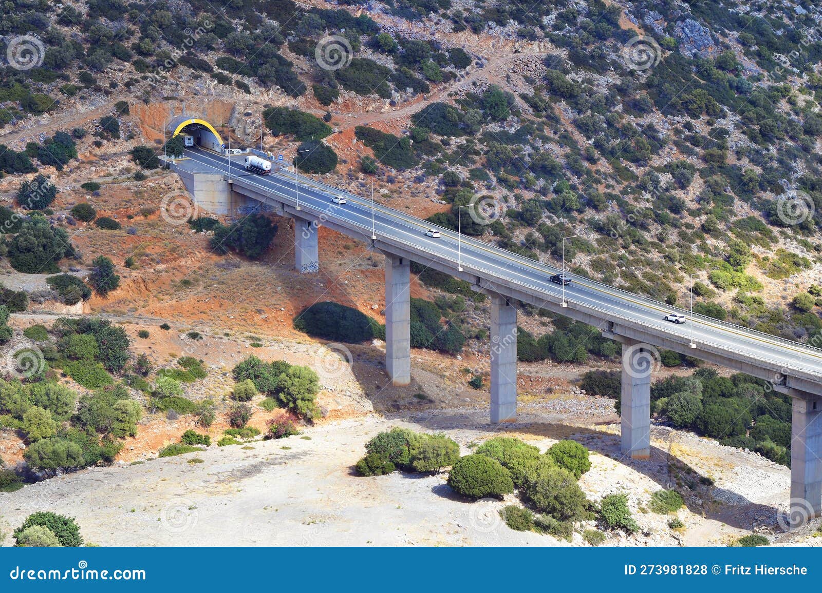 Greece, Crete, Highway stock photo. Image of destination - 273981828