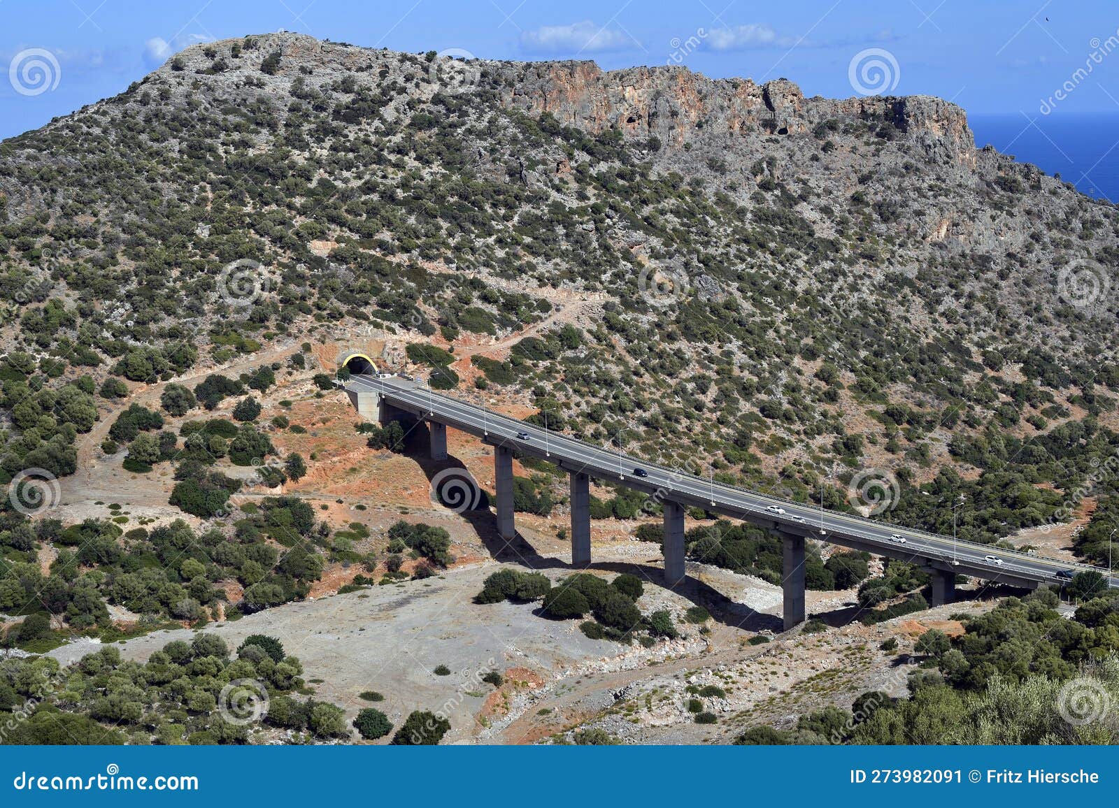 Greece, Crete, Highway stock image. Image of highway - 273982091