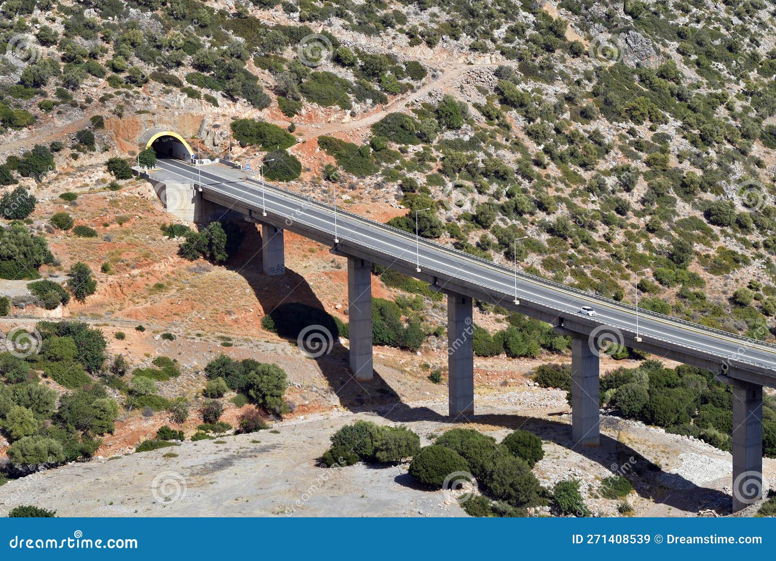 Greece, Crete, Highway stock image. Image of travel - 271408539