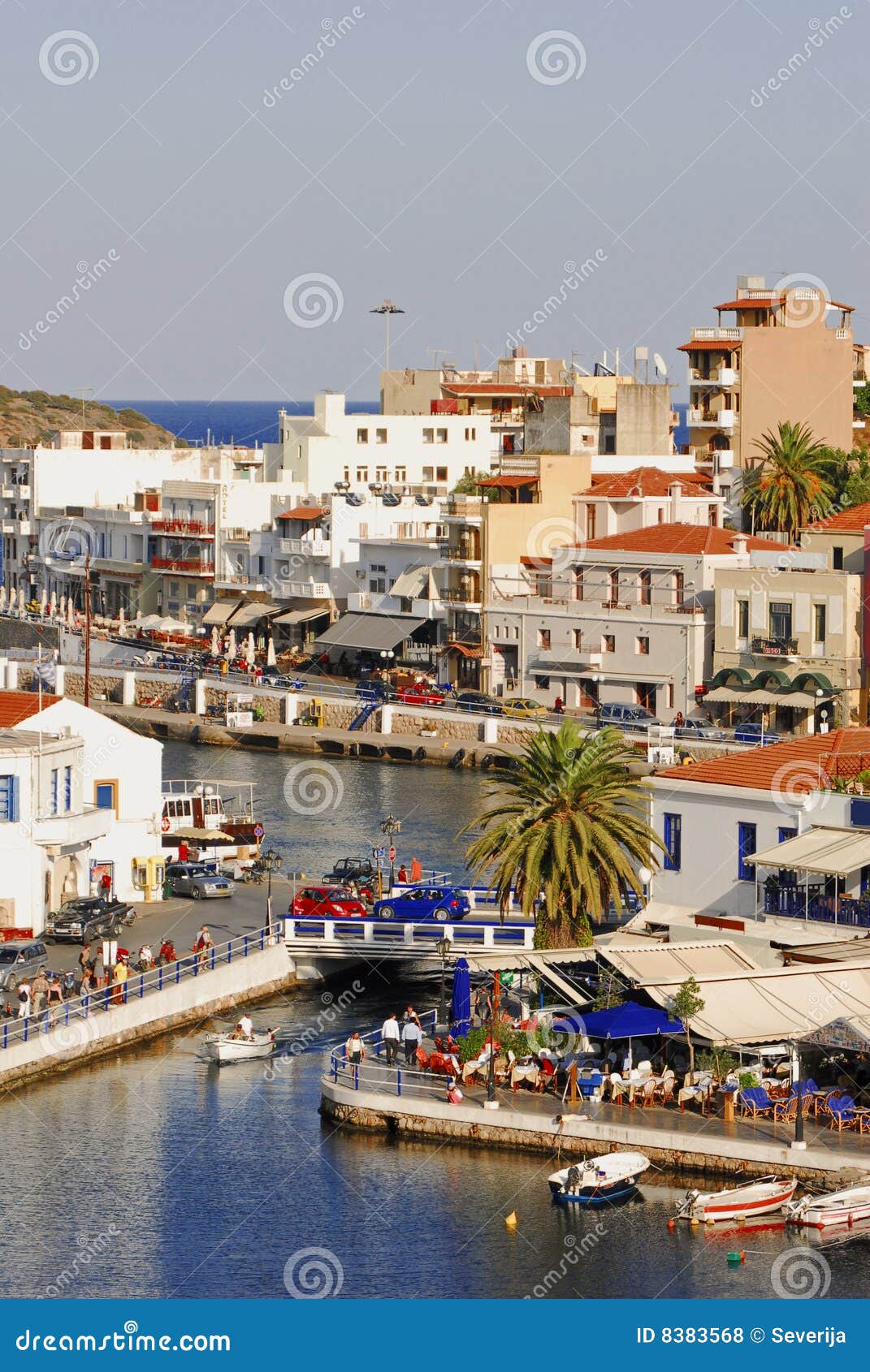 Greece ,Crete Island,Agios Nikolaos Stock Photo - Image of fine ...