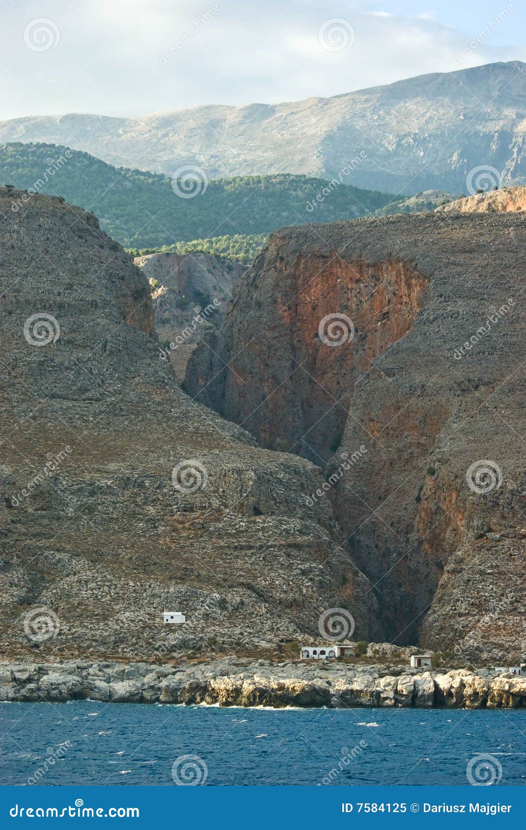 Greece, Crete, White Mountains Stock Image - Image of mount, island ...