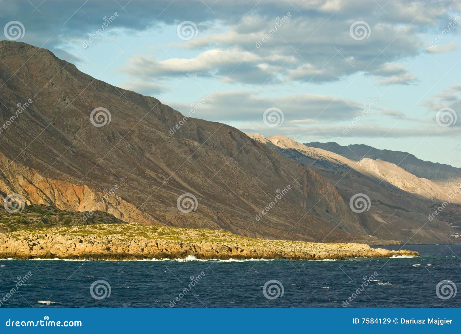 Greece, Crete, White Mountains Stock Image - Image of limestone, greece ...