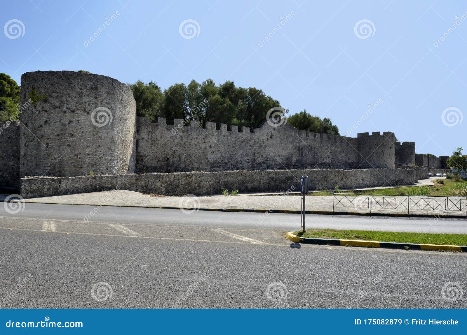 Greece, Epirus, Arta Fortress Stock Image - Image of horizontal ...