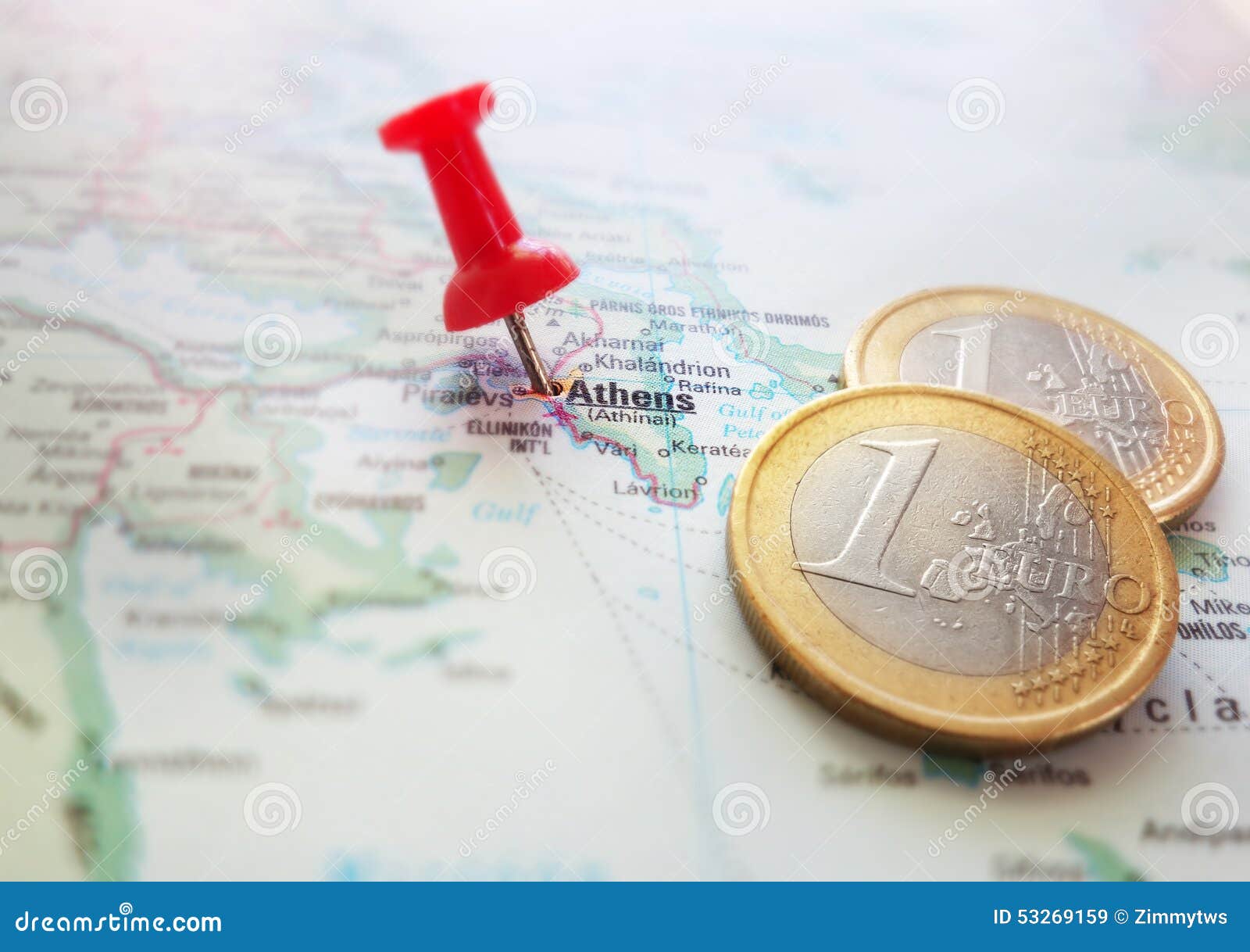 Greece Euro map stock image. Image of currency, search - 53269159