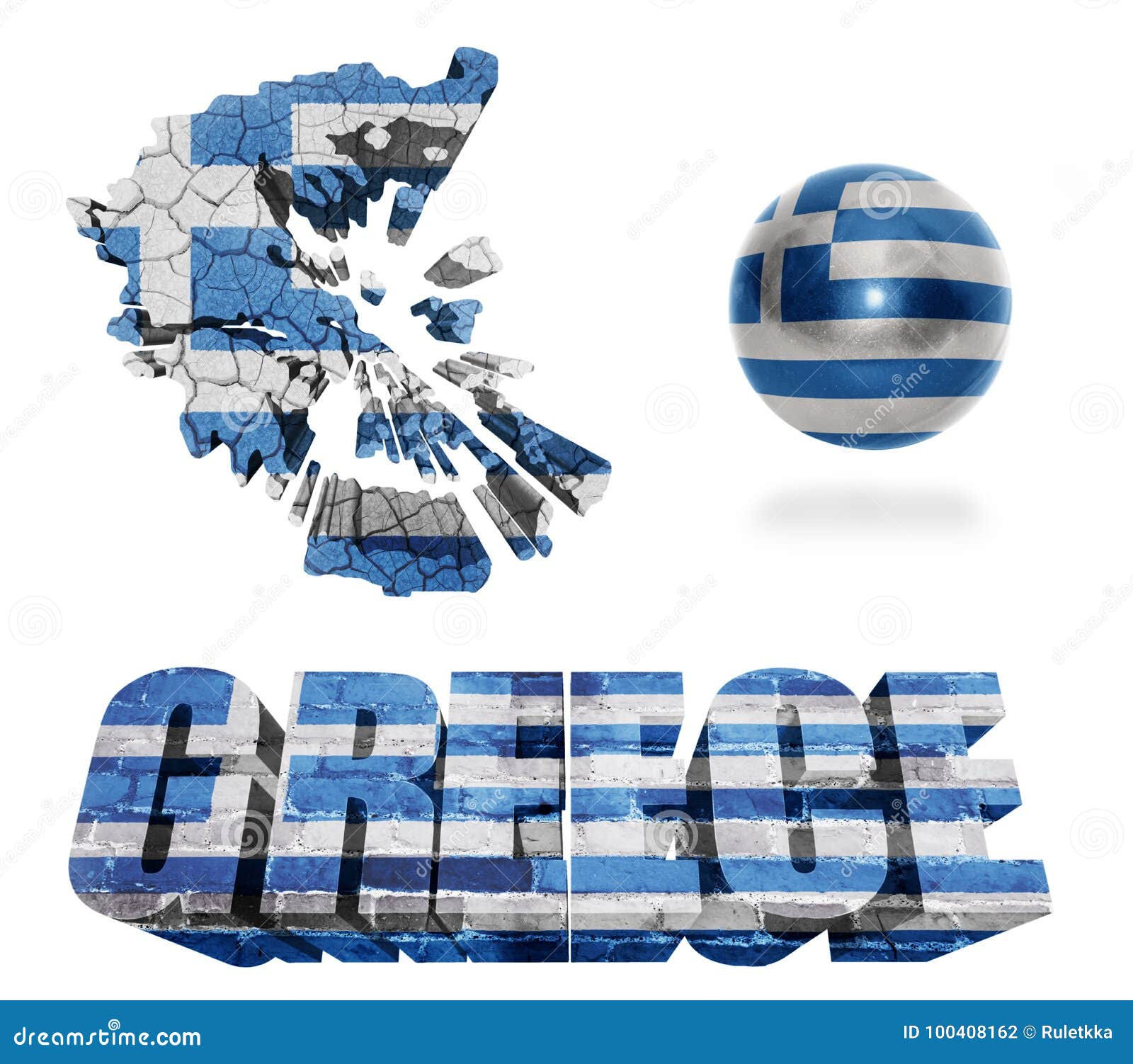 Greece Symbols stock illustration. Illustration of patriotism - 100408162