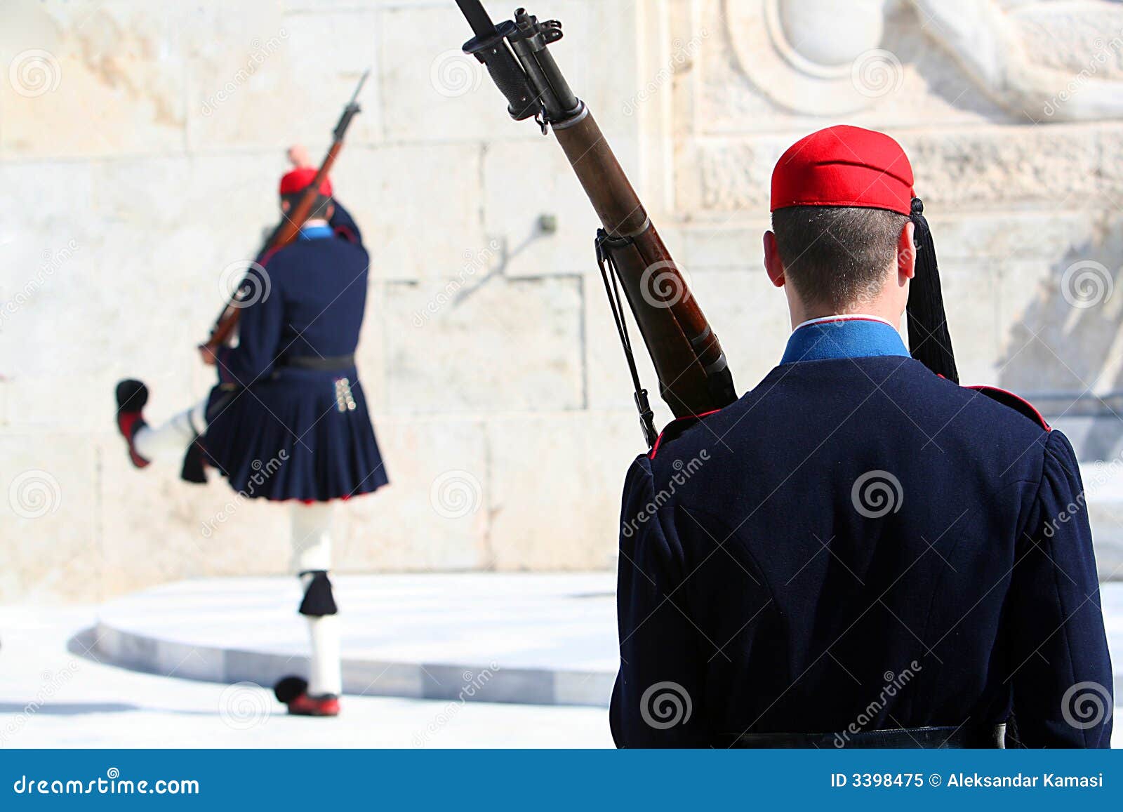 Greece guard stock image. Image of europe, european, athens - 3398475