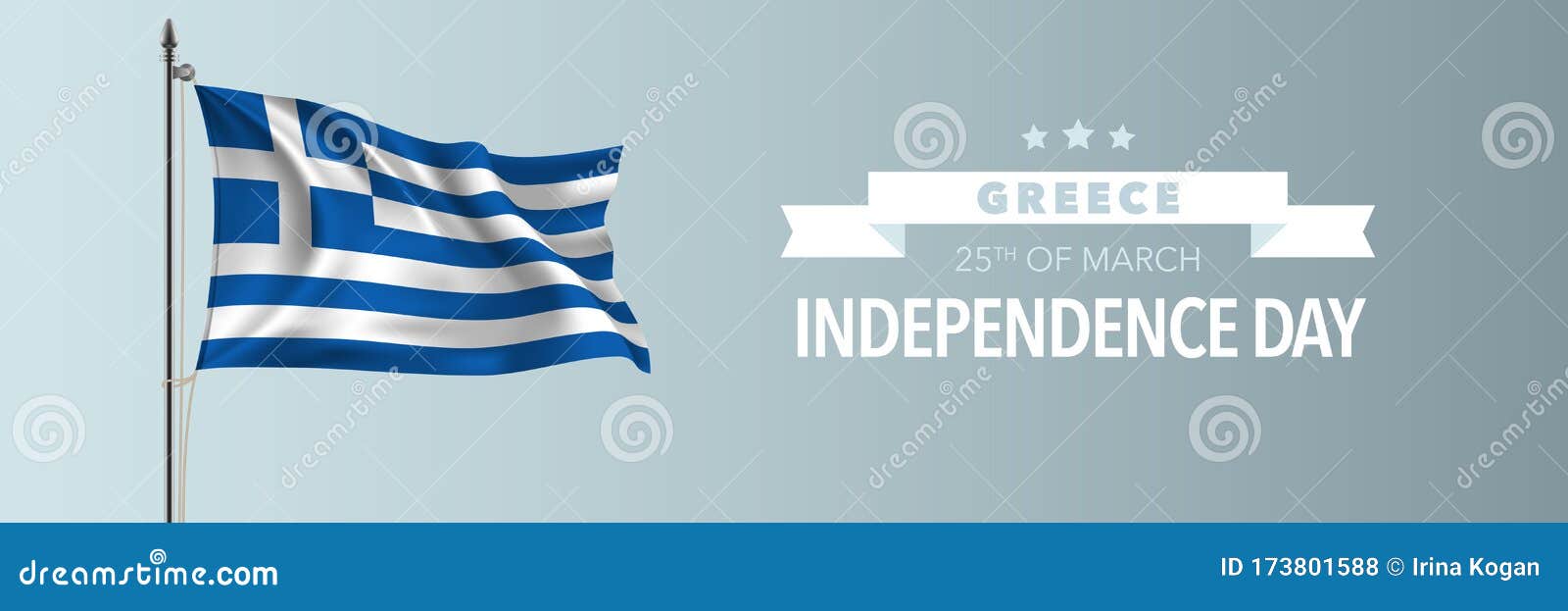 Greece Happy Independence Day Greeting Card, Banner Vector Illustration ... Greece Happy Independence Day Greeting Card, Banner Vector Illustration ...