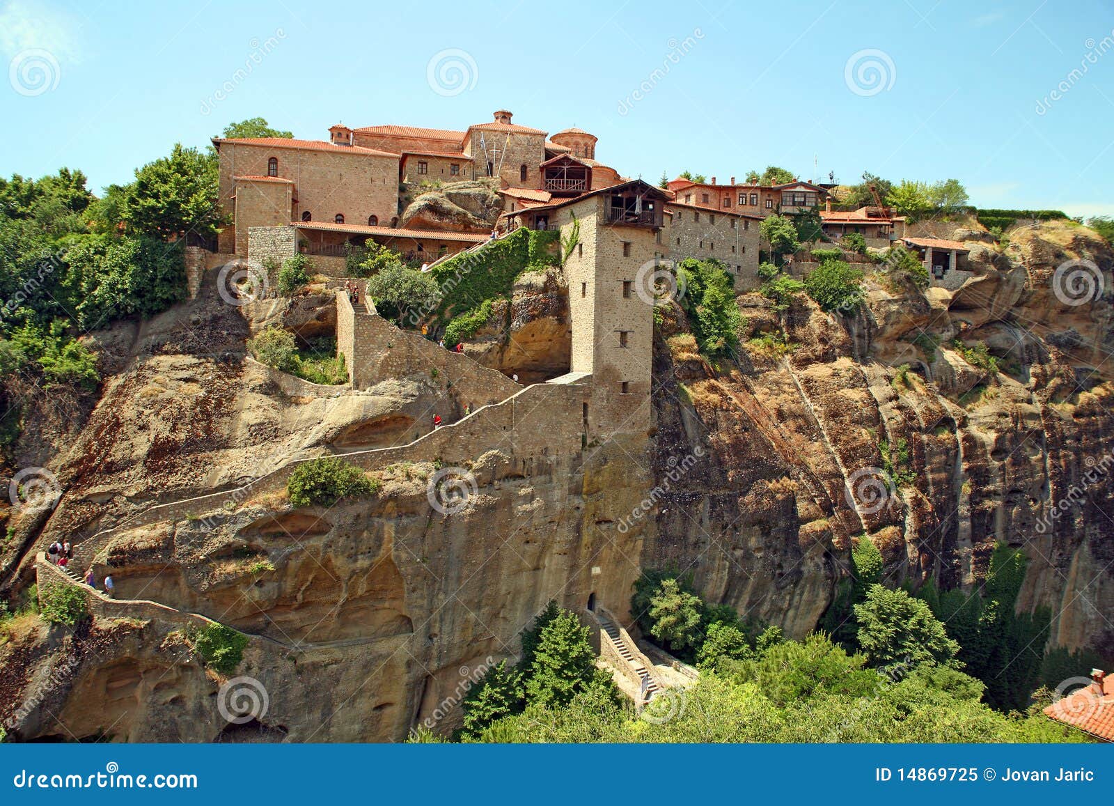 Greece, holy monastery stock image. Image of historic - 14869725