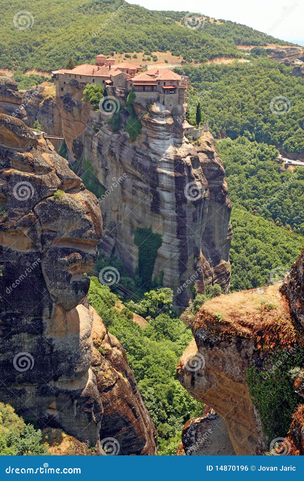 Greece, holy monastery stock photo. Image of architecture - 14870196