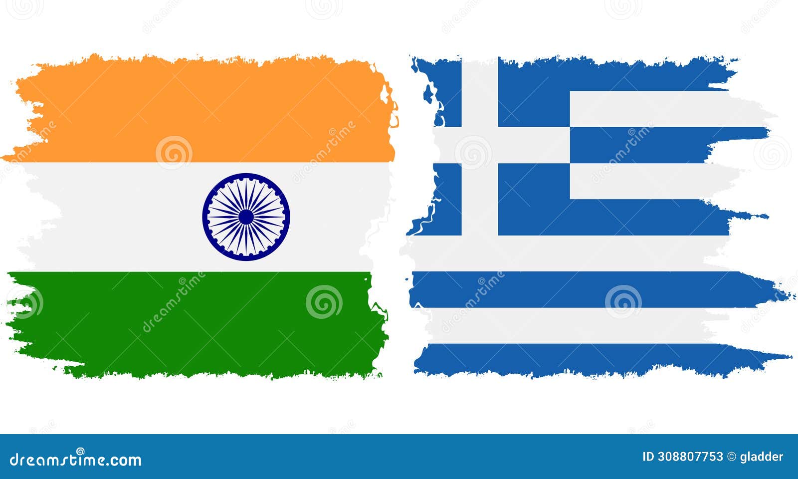 Fiji and India Grunge Flags Connection Vector Stock Vector ...