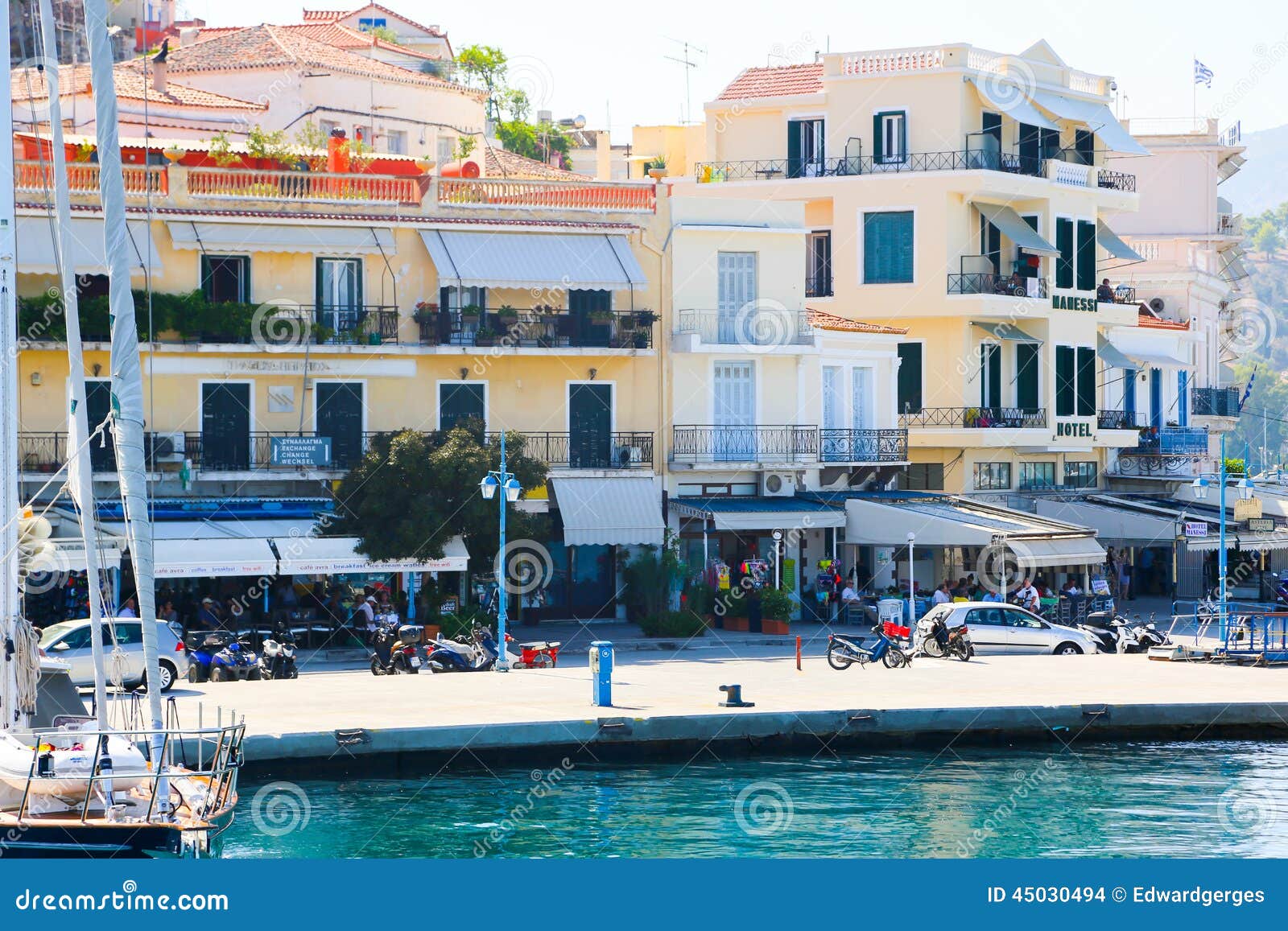 Greece island editorial stock image. Image of battlo - 45030494