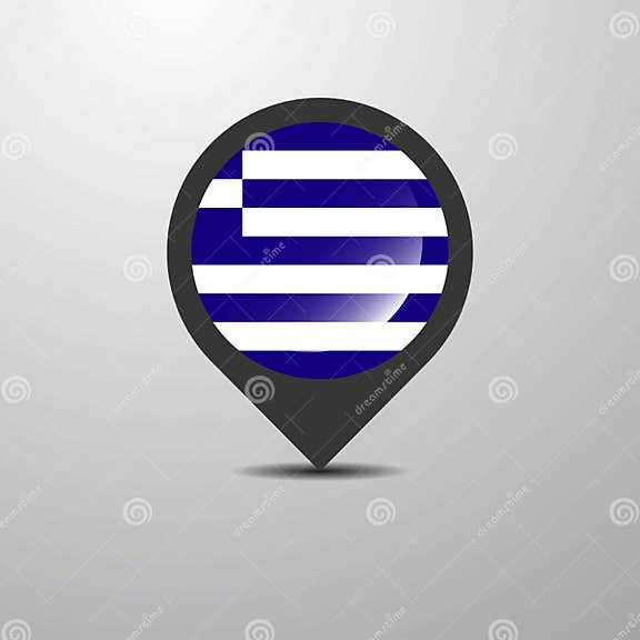 Greece Map Pin stock vector. Illustration of greece - 131128138
