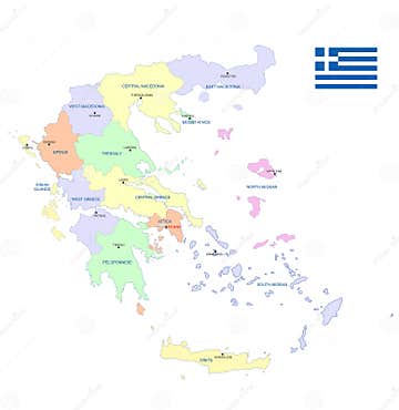 Greece map - cdr format stock vector. Illustration of mytilene - 88786794