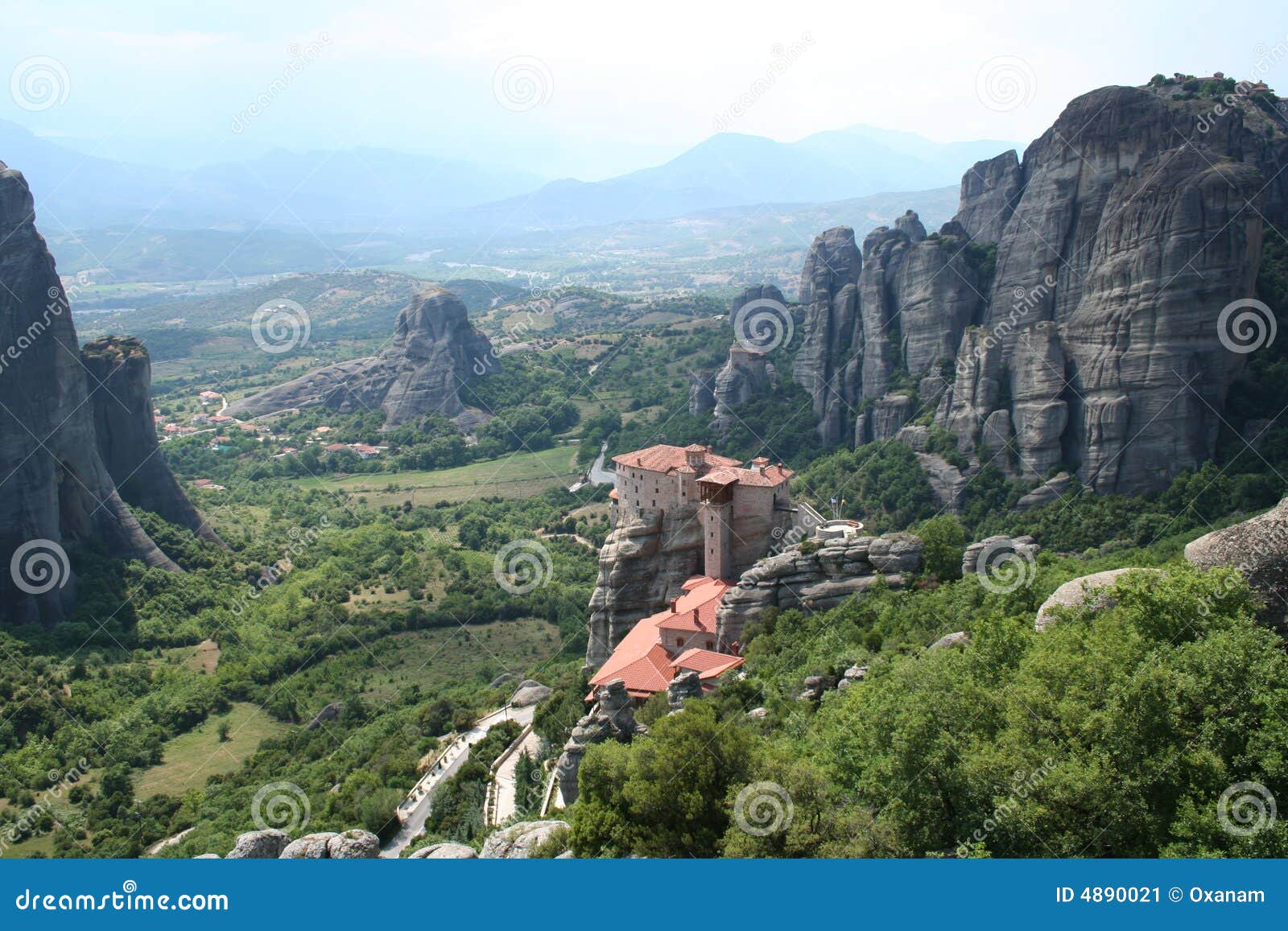 Greece. Meteora stock image. Image of holiday, residence - 4890021
