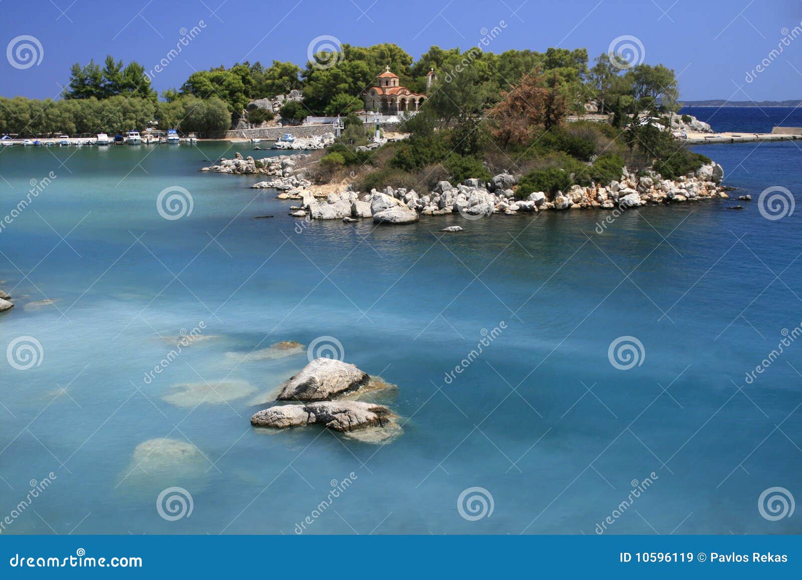 Greece, Methana stock image. Image of healing, volcanic - 10596119