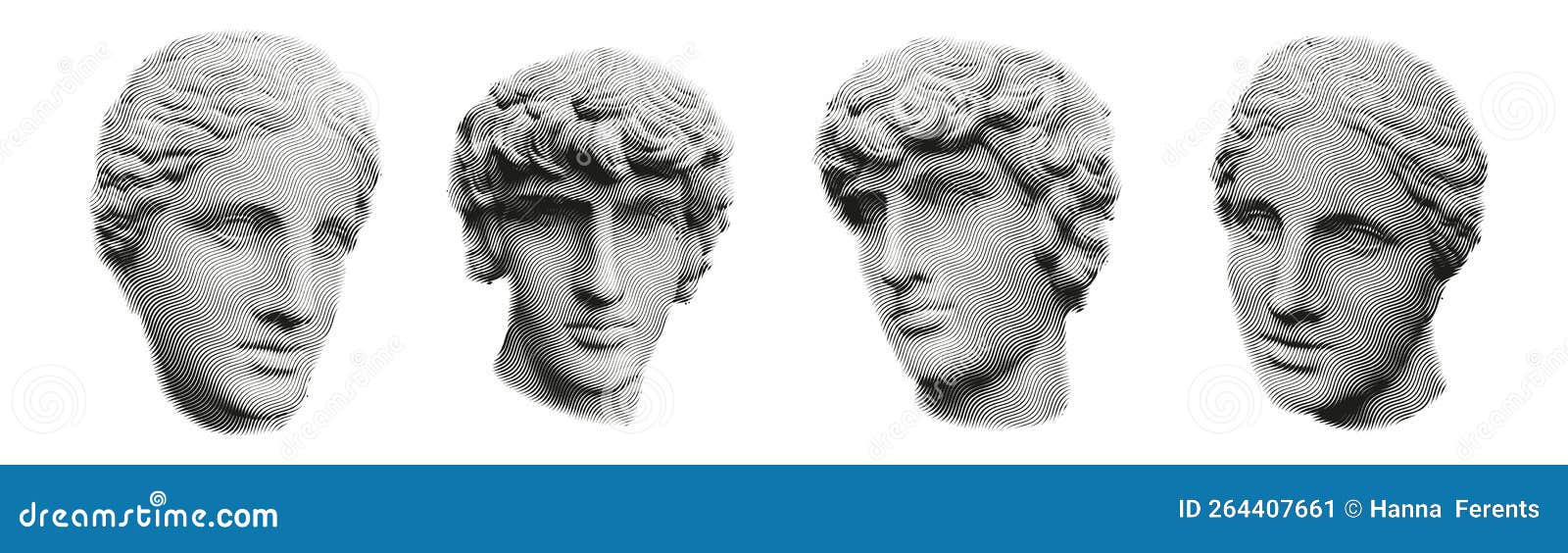 Greece Modern Face with Contemporary Element. Template Design. Vector ...