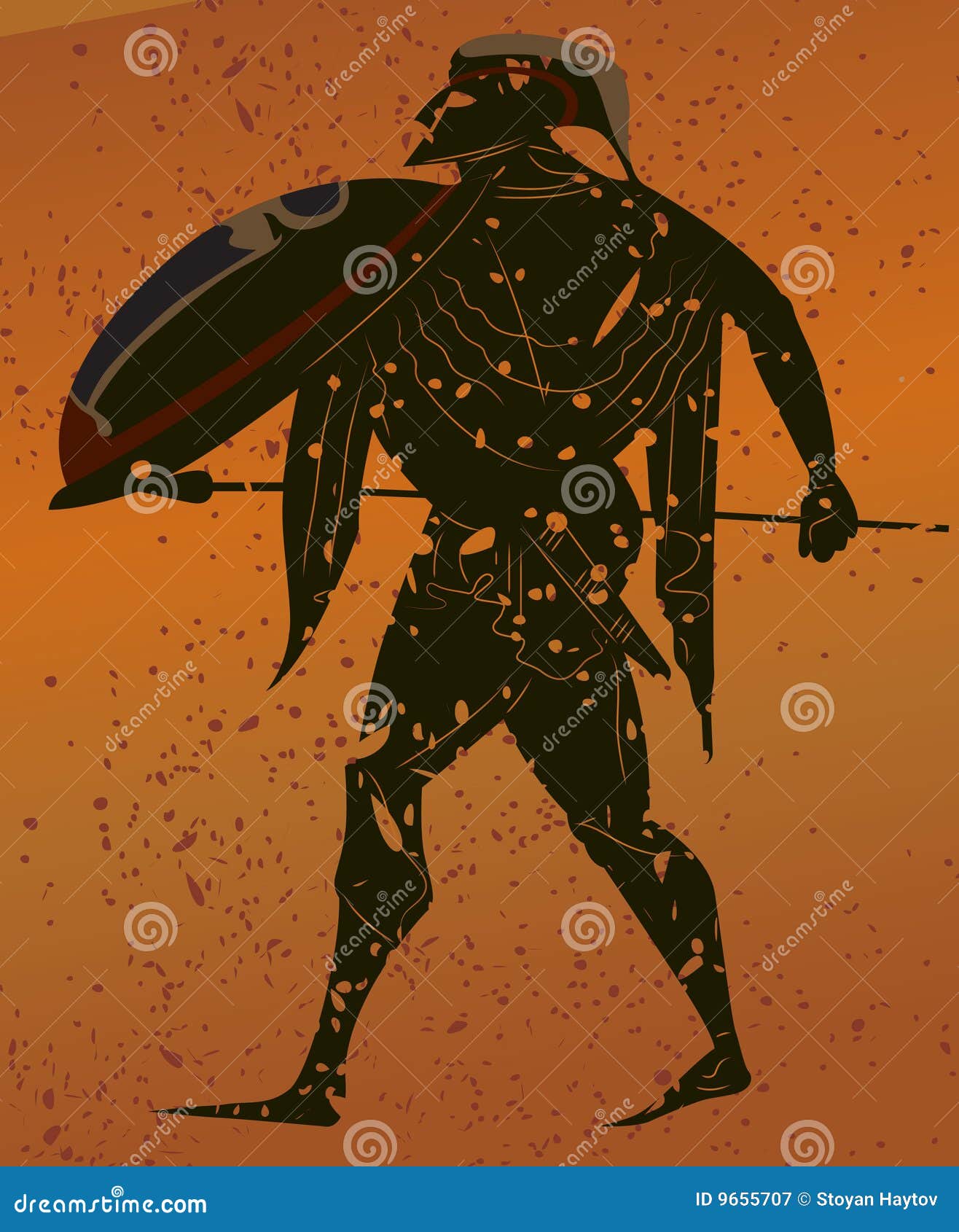 Rearing Centaur Holding Bow And Arrow. Vintage Style Sketch. Vector ...