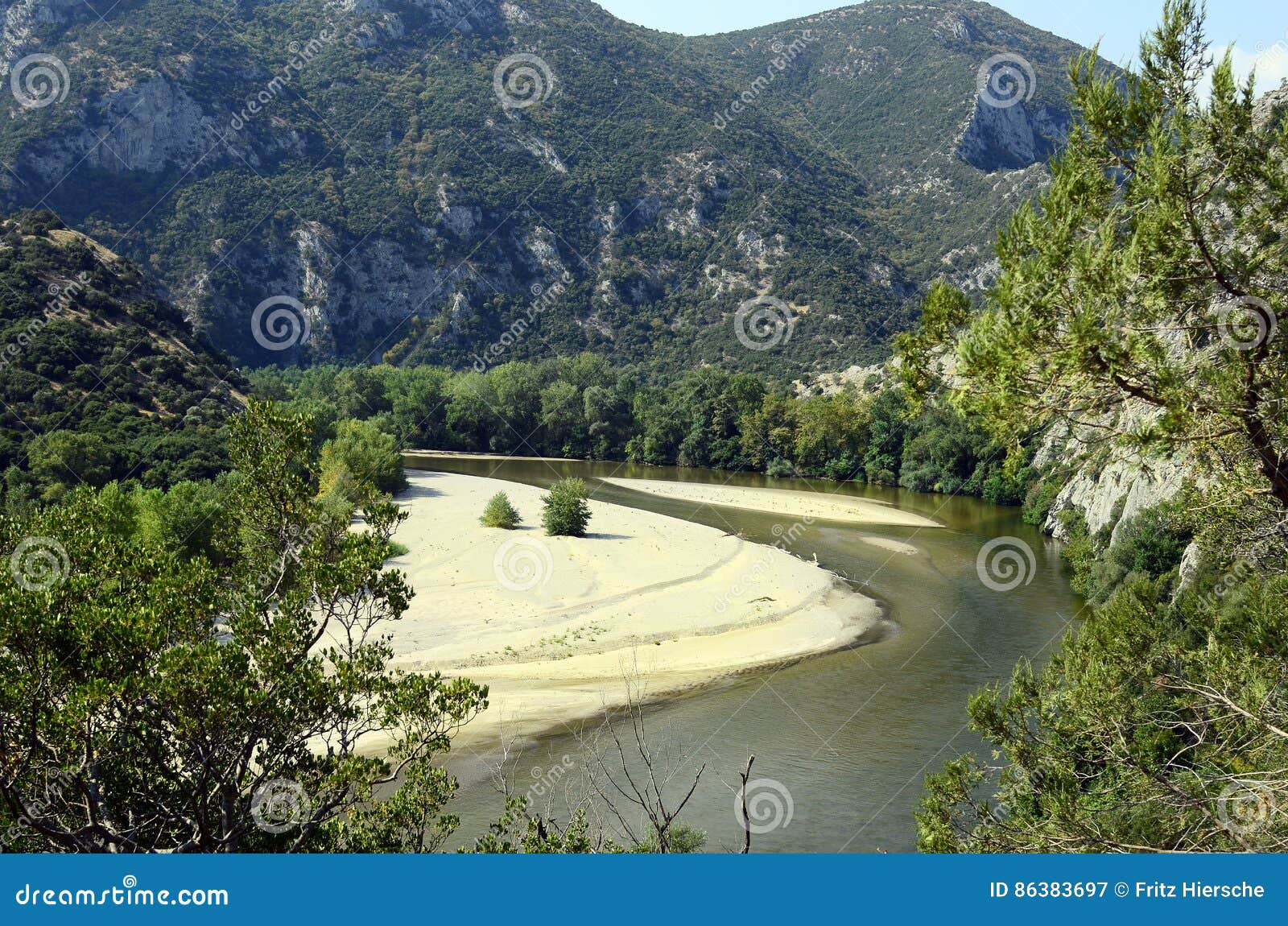 Greece, Nestos Gorge stock image. Image of greece, biome - 86383697