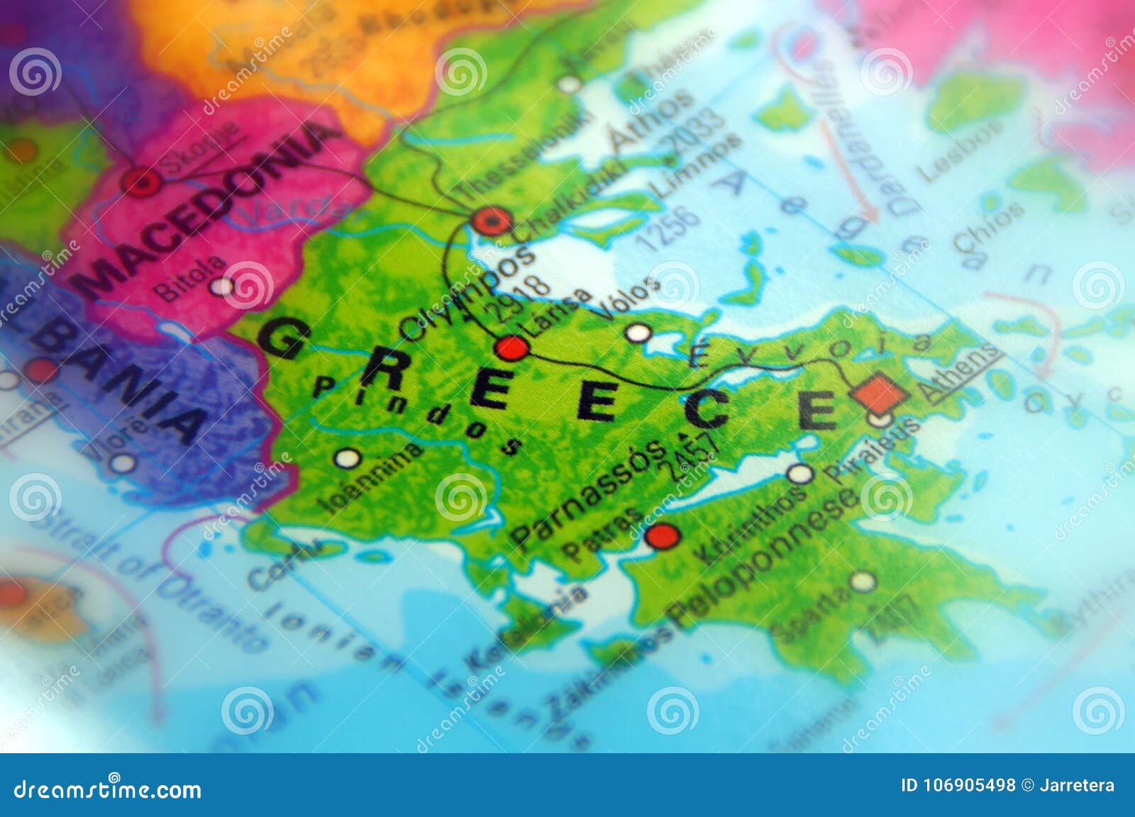 Greece, Officially the Hellenic Republic. Stock Photo - Image of state ...