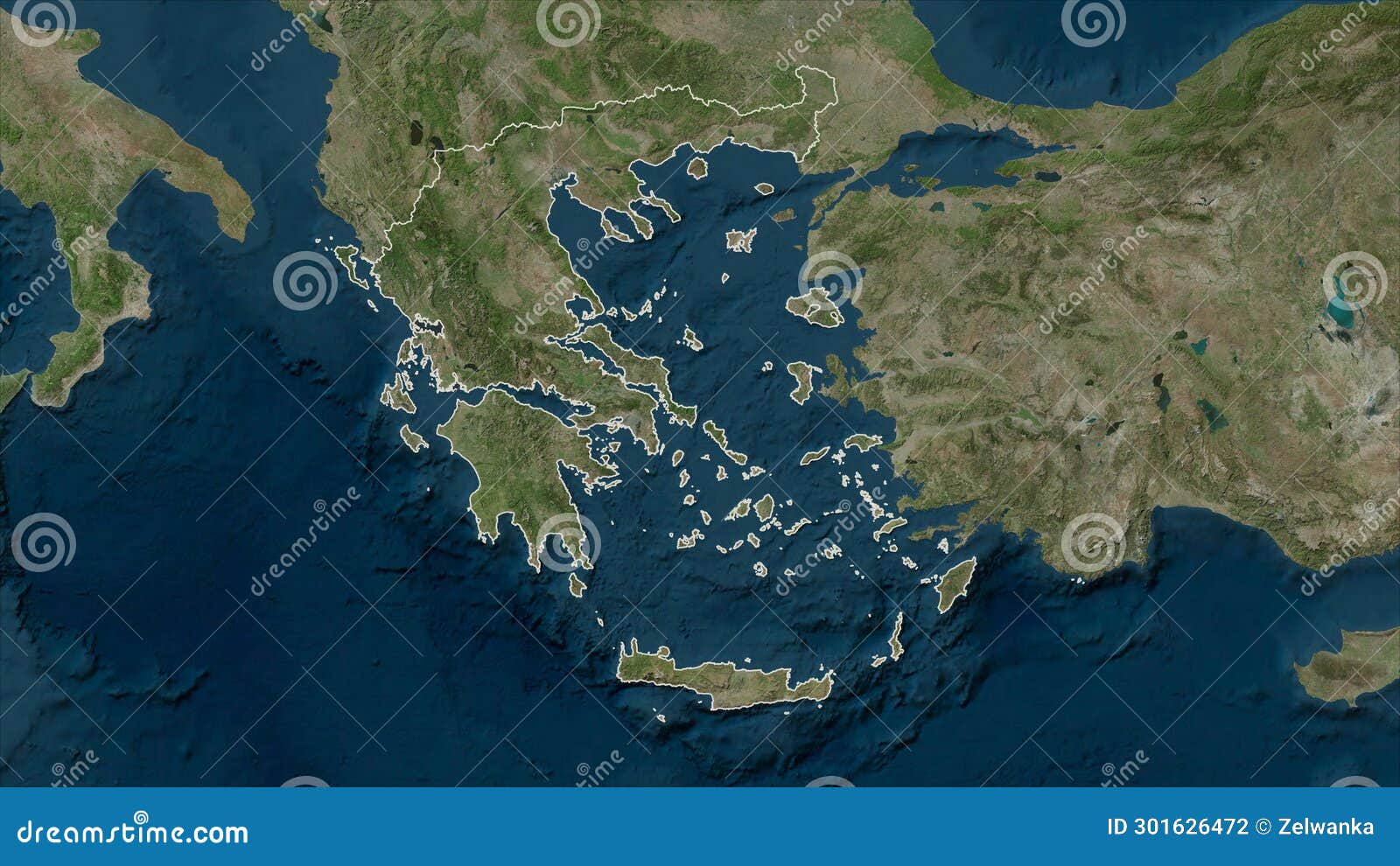 Satellite Map Of Athens, Greece, City Streets. Street Map And Map Of The City Center. 3d ...