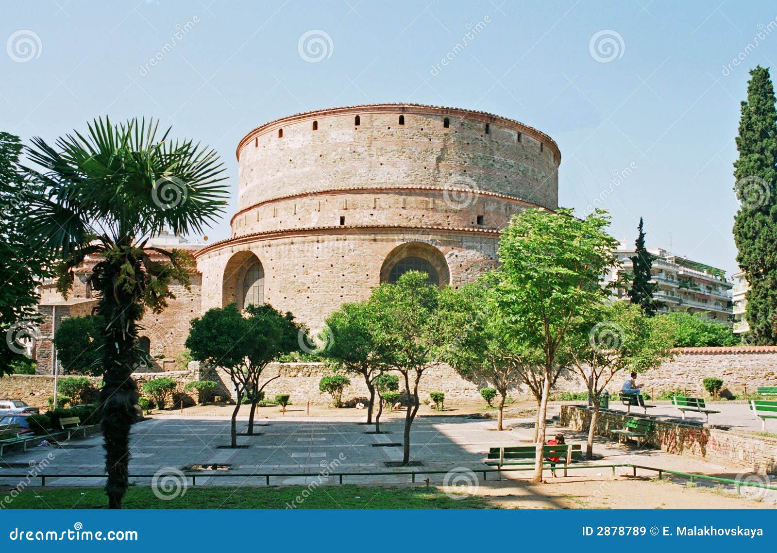 Greece, the rotunda. stock image. Image of greek, greece - 2878789