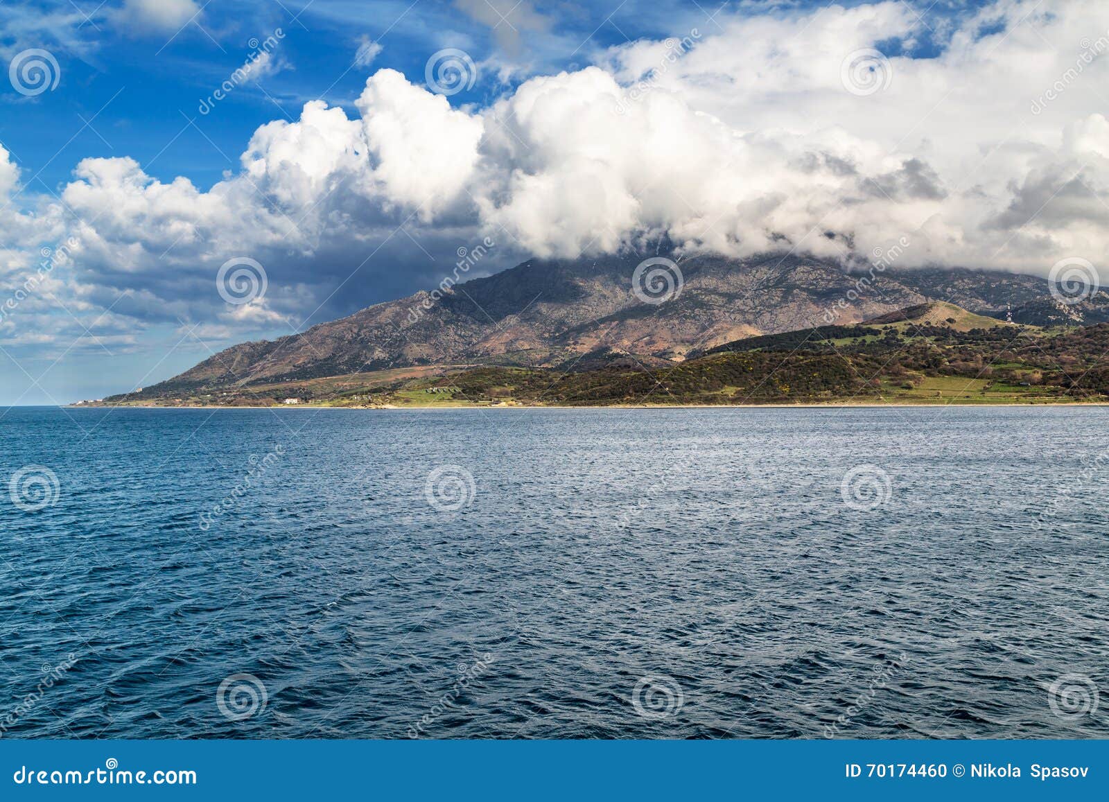Greece Samothraki island stock photo. Image of coast - 70174460