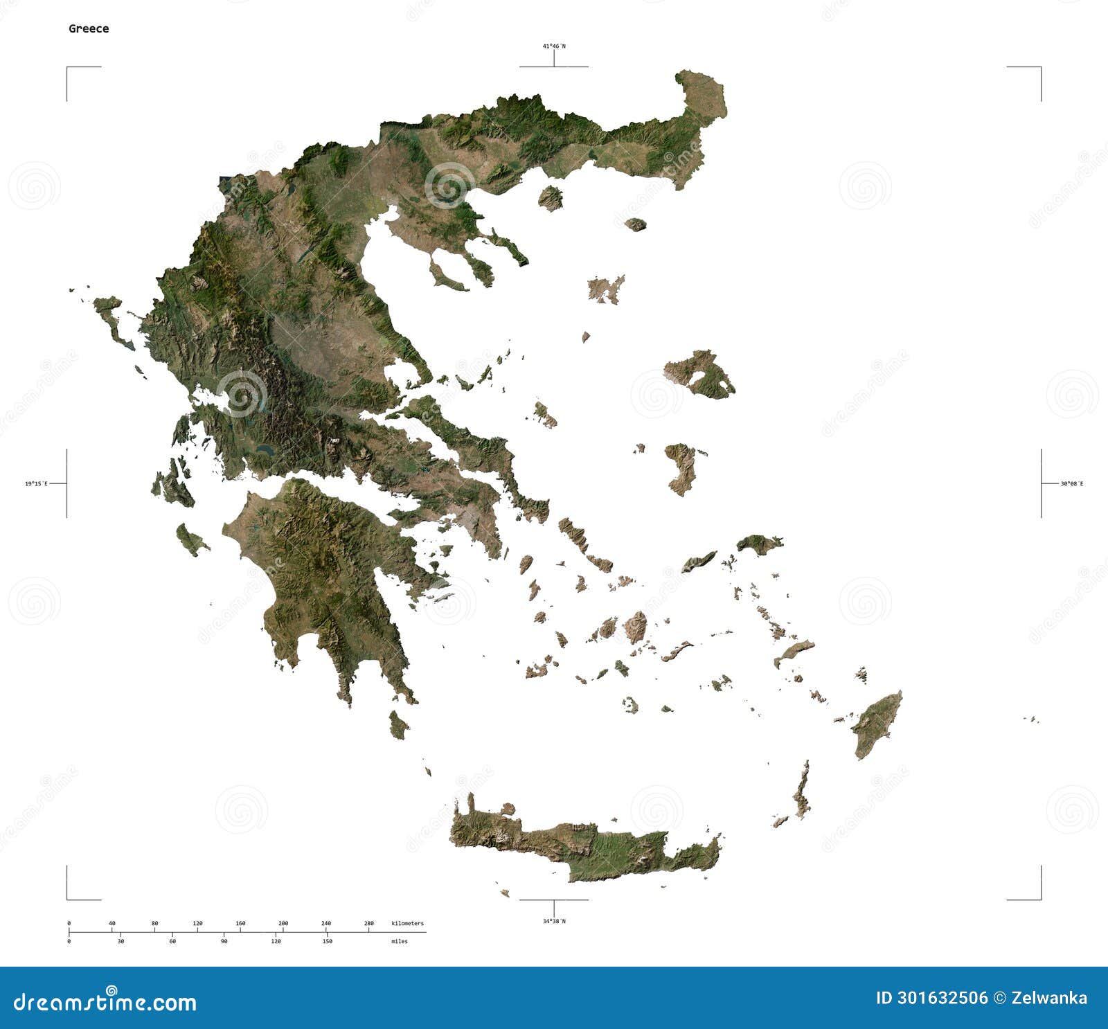 Satellite Map Of Athens, Greece, City Streets. Street Map And Map Of ...