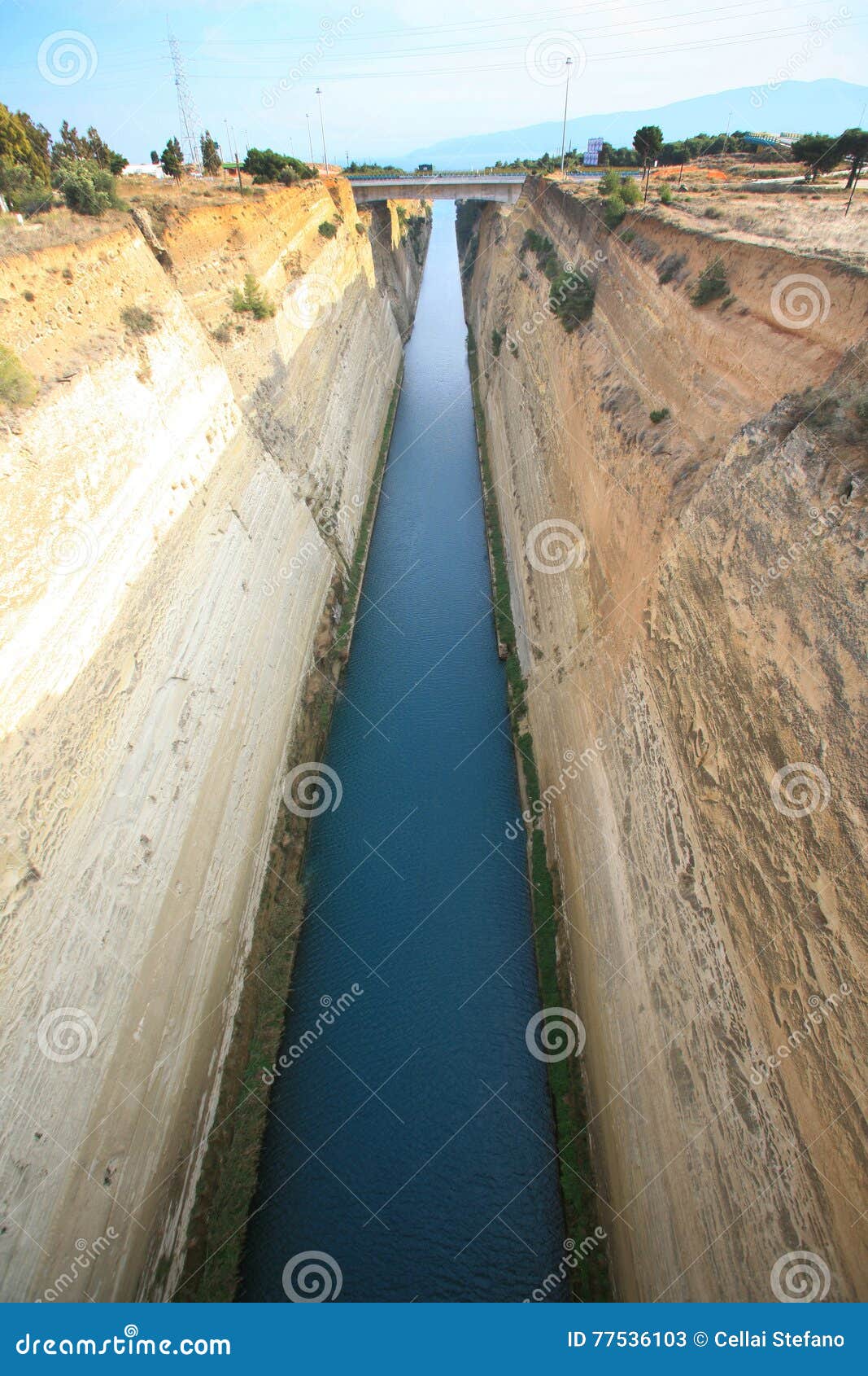 Greece editorial stock photo. Image of greece, canal - 77536103
