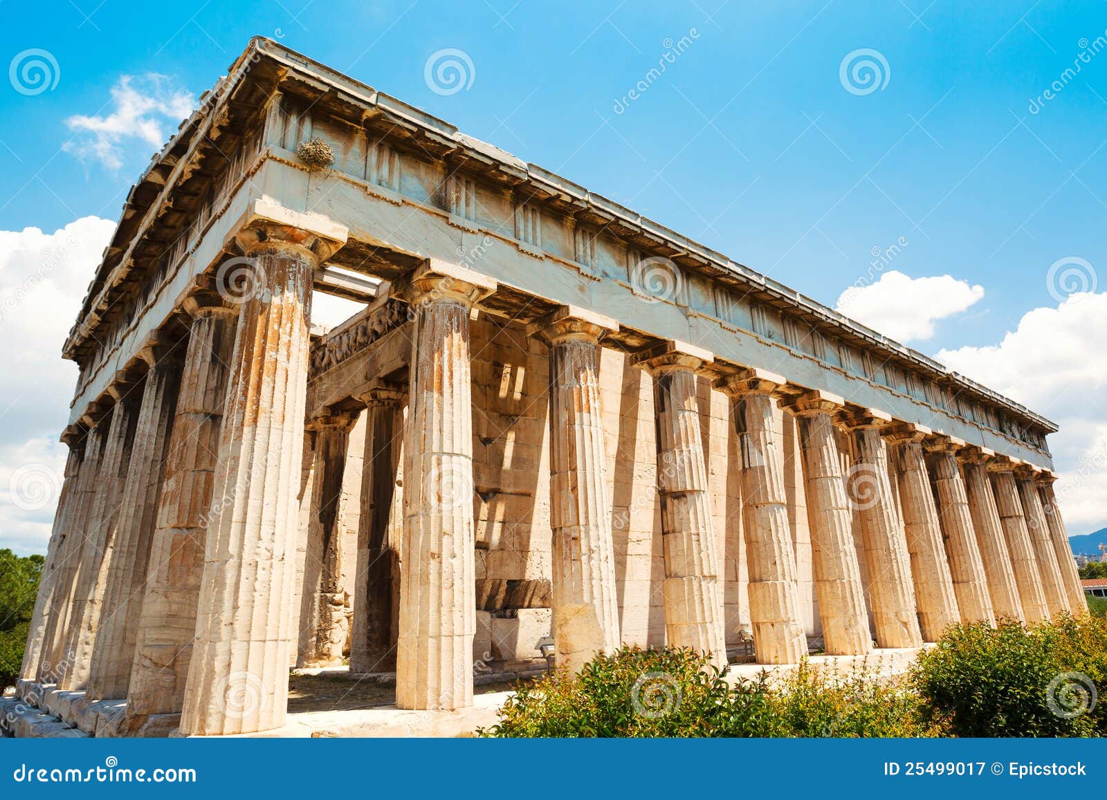 Greece Temple to the Gods stock image. Image of classical - 25499017
