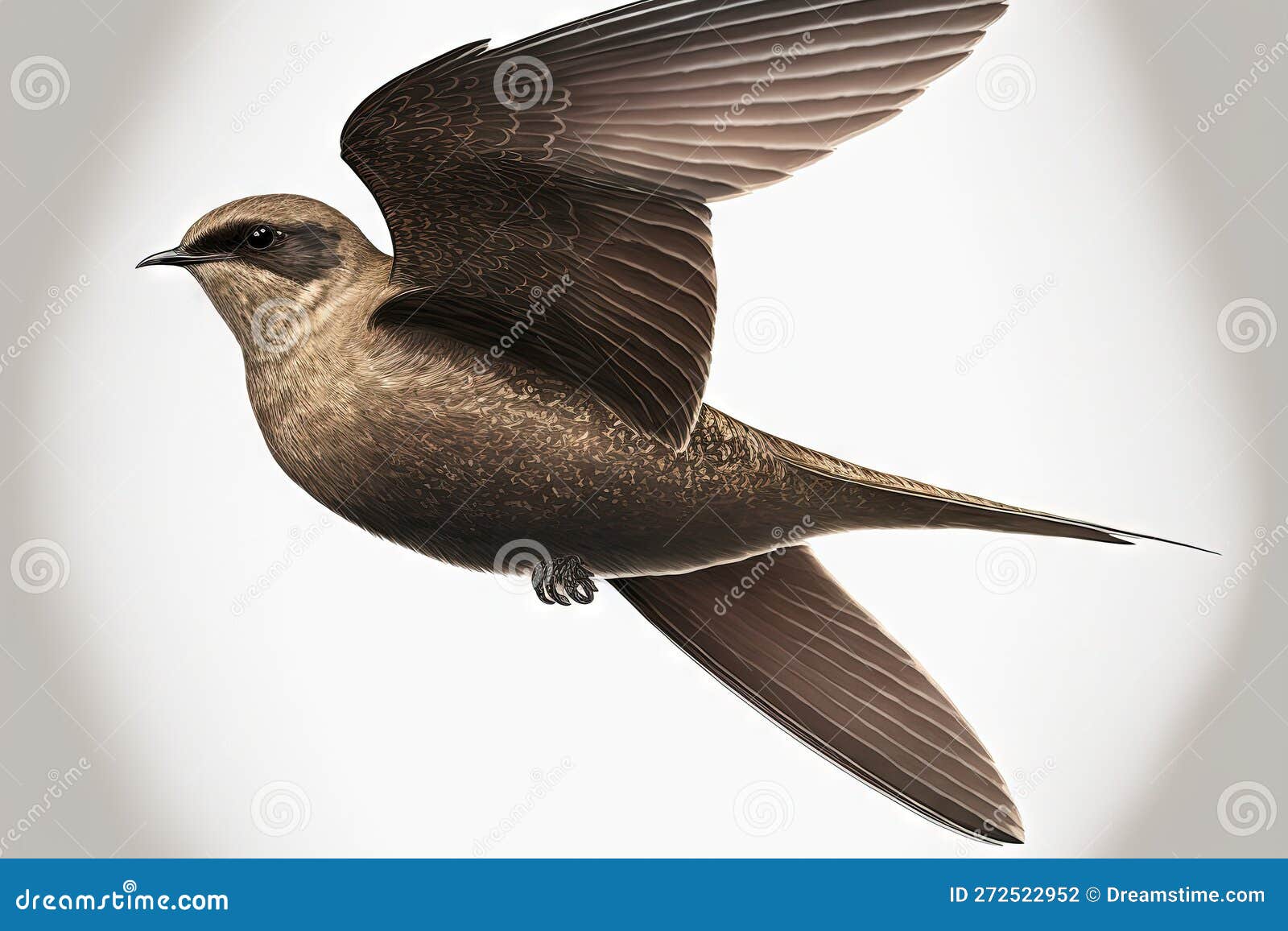 Greeces Swift, Apus apus stock illustration. Illustration of color ...