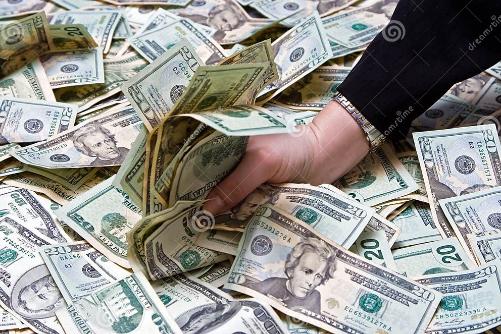 Greed stock image. Image of stealing, collecting, dollar - 3954591