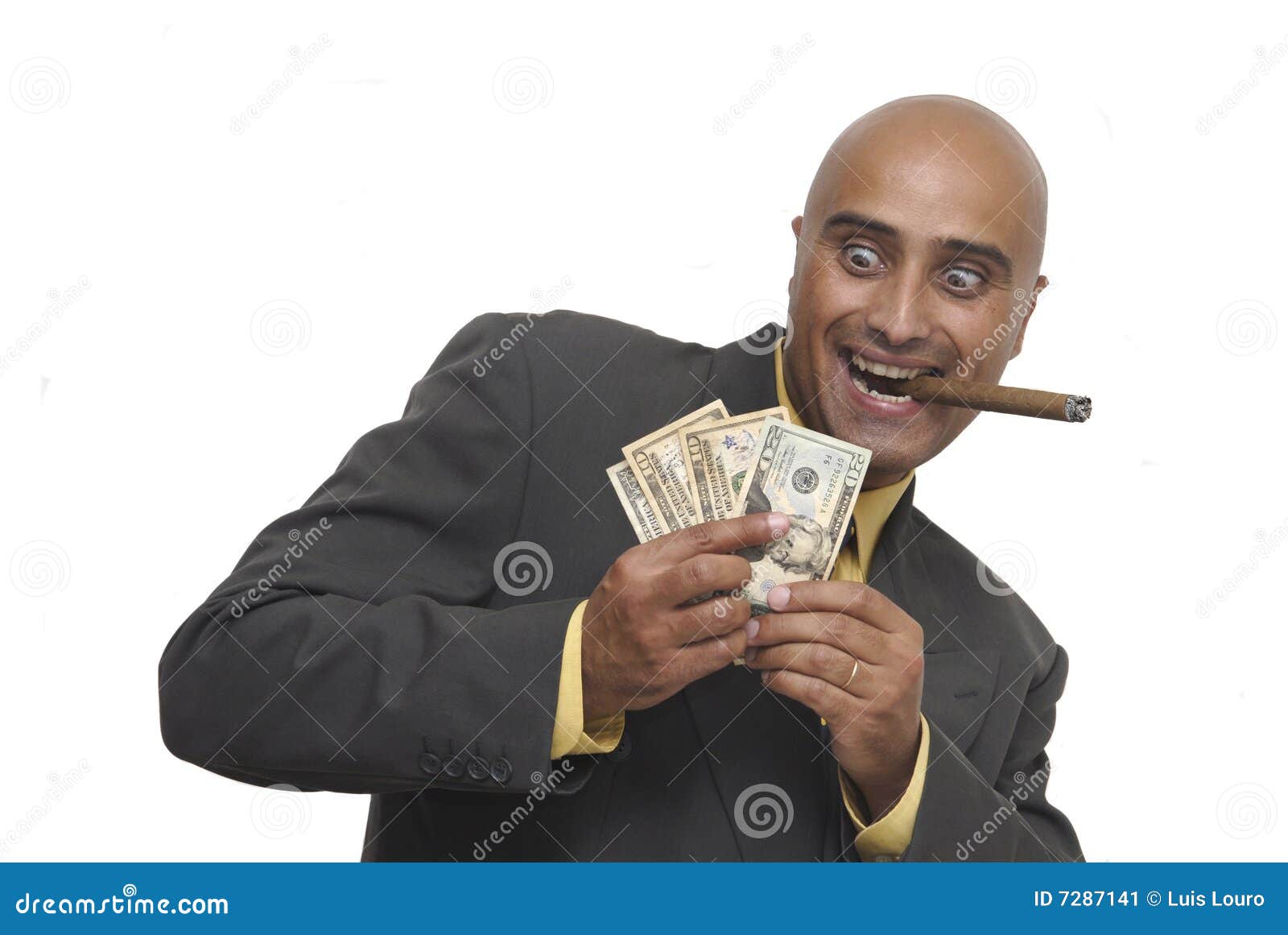 Greed stock image. Image of cheerful, face, motivated - 7287141