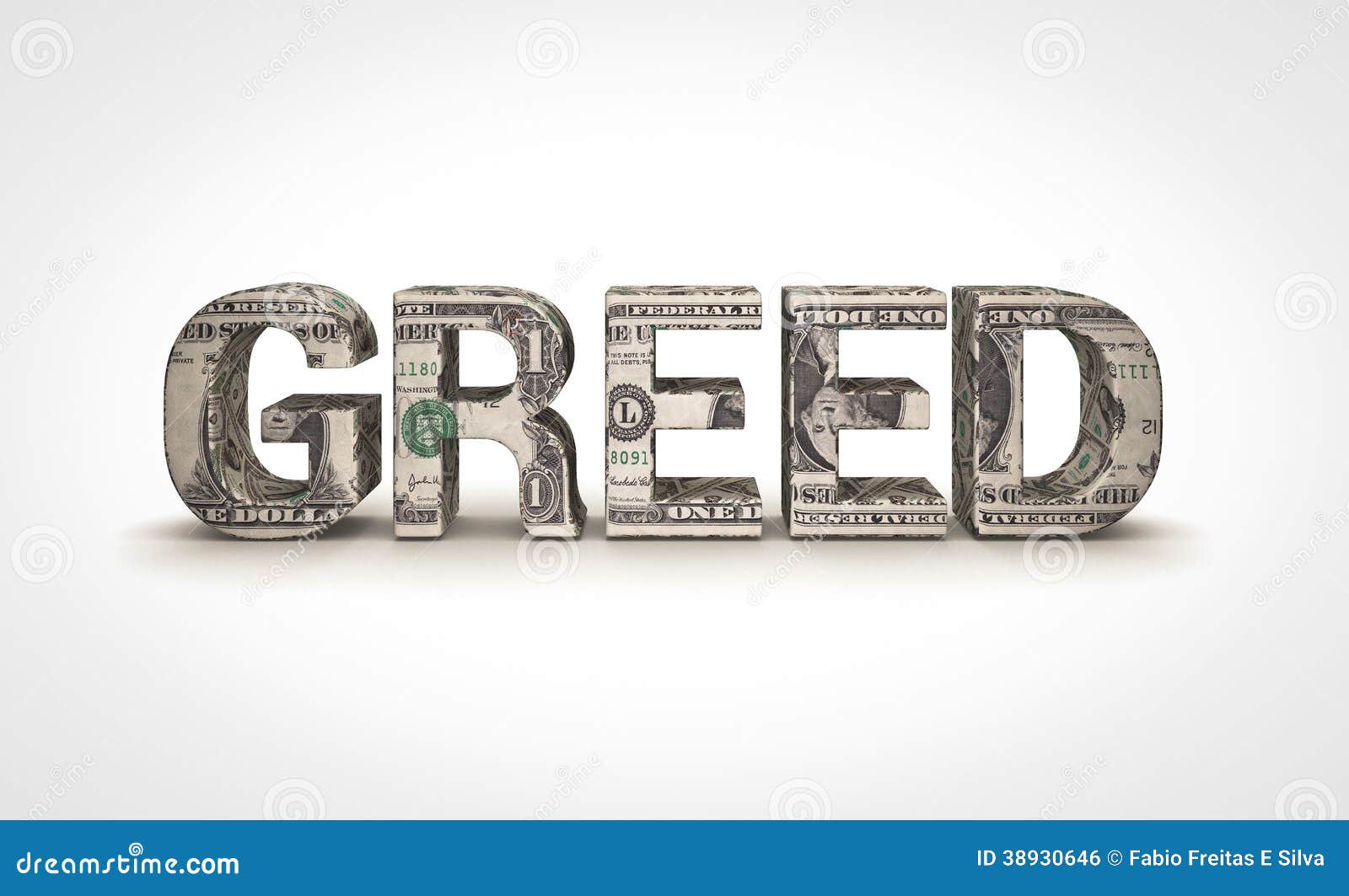 Greed Vector Illustration | CartoonDealer.com #62184770