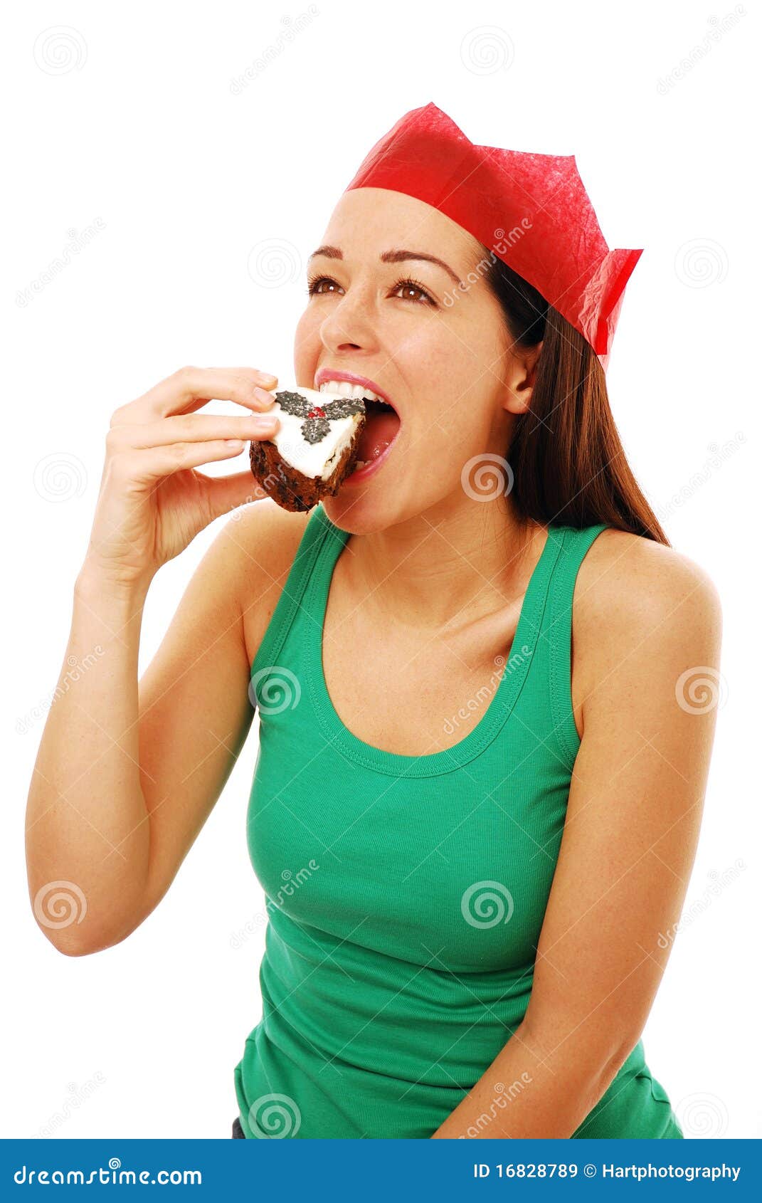 Greedy Christmas stock image. Image of joyful, person - 16828789