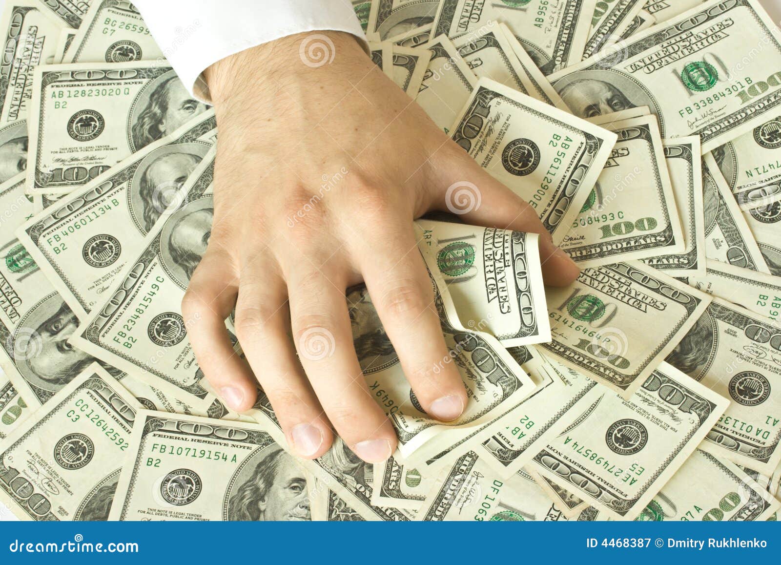 Greedy hand grabs money stock image. Image of grab, grip - 4468387