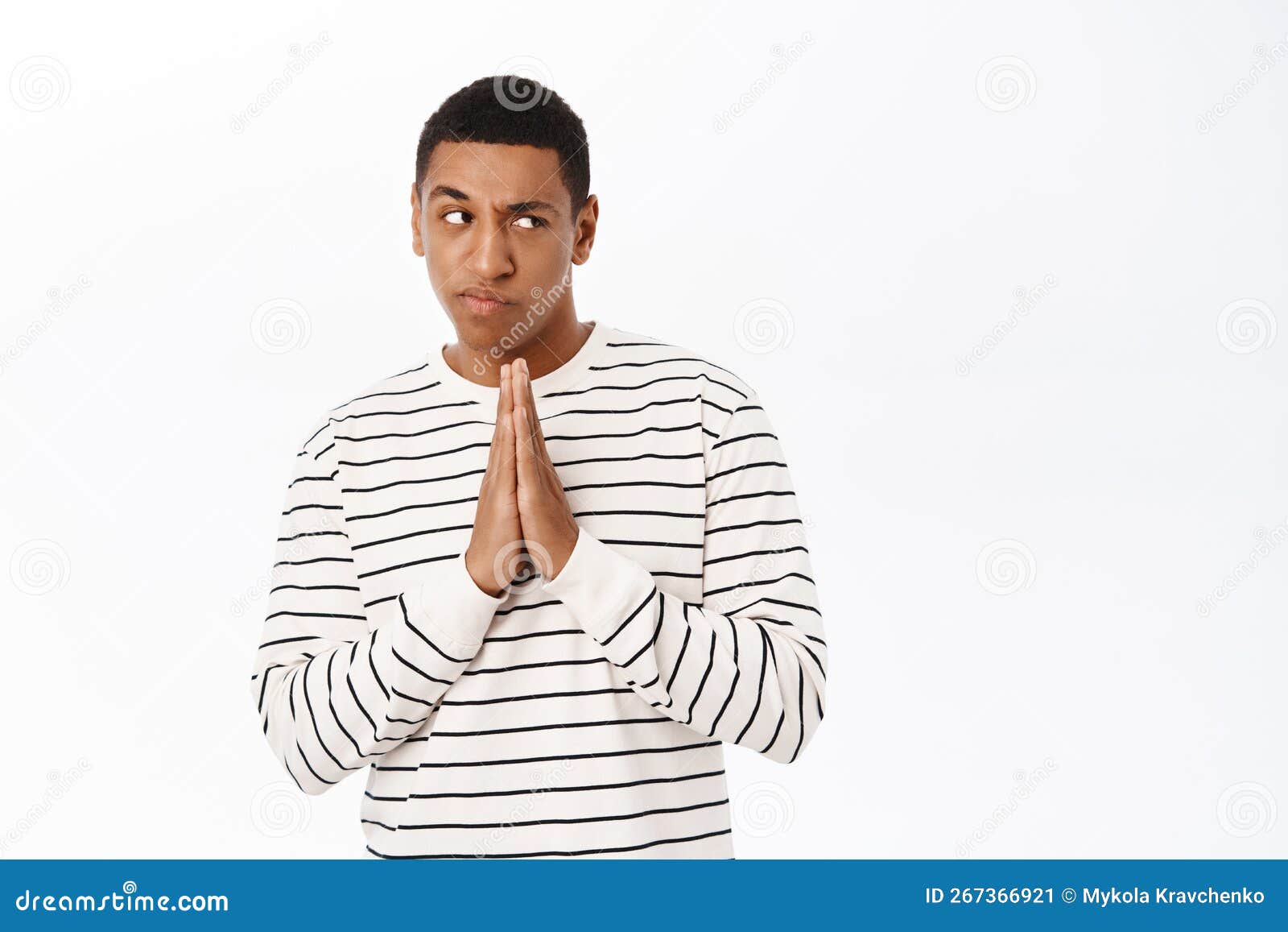 Greedy Man Scheming, Making Sly, Devious Plan, Standing Over White ...