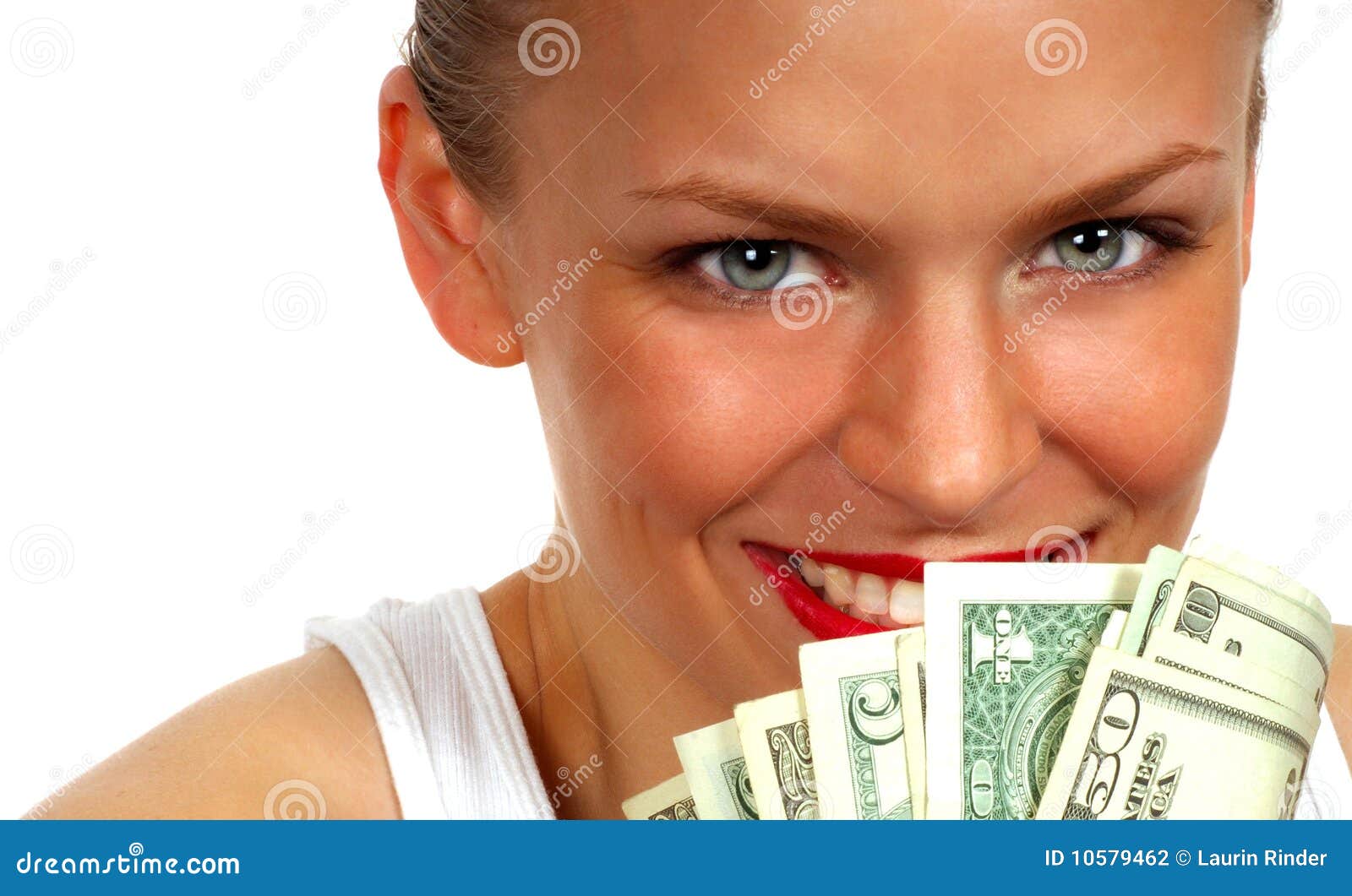 Greedy Woman stock photo. Image of funny, humor, hilarious - 10579462
